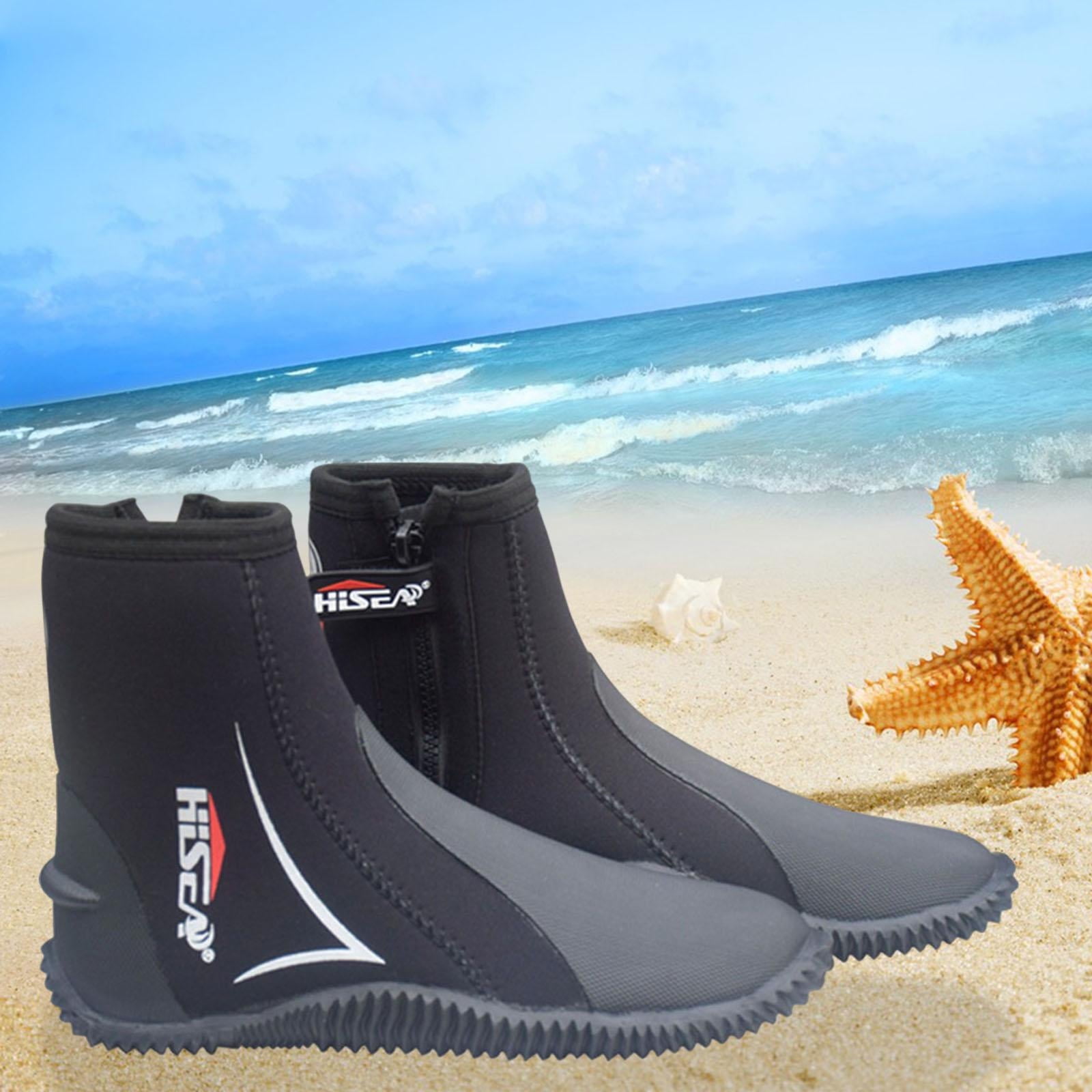 Premium Neoprene Scuba Diving Booties Wetsuit Boots Water Sports Unisex ...