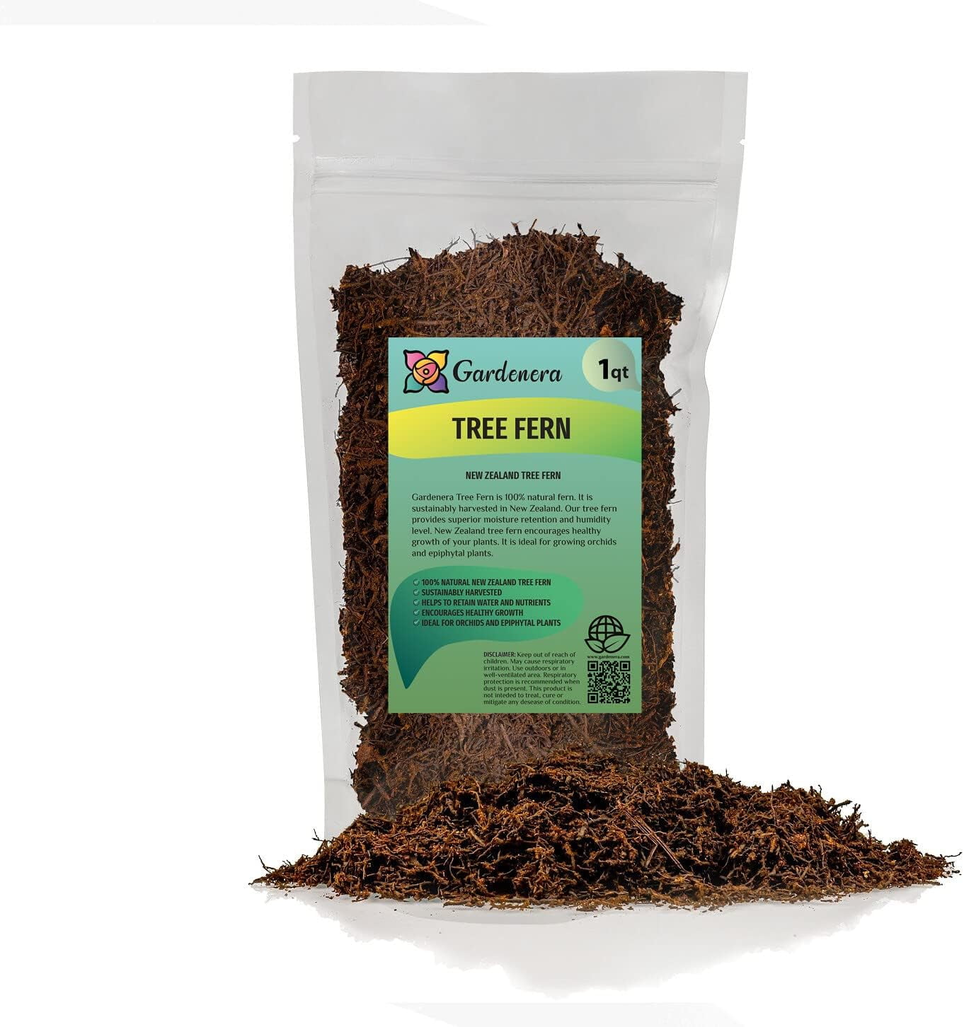 Premium New Zealand Tree Fern - 1 Quart - Growing Medium for Orchids ...