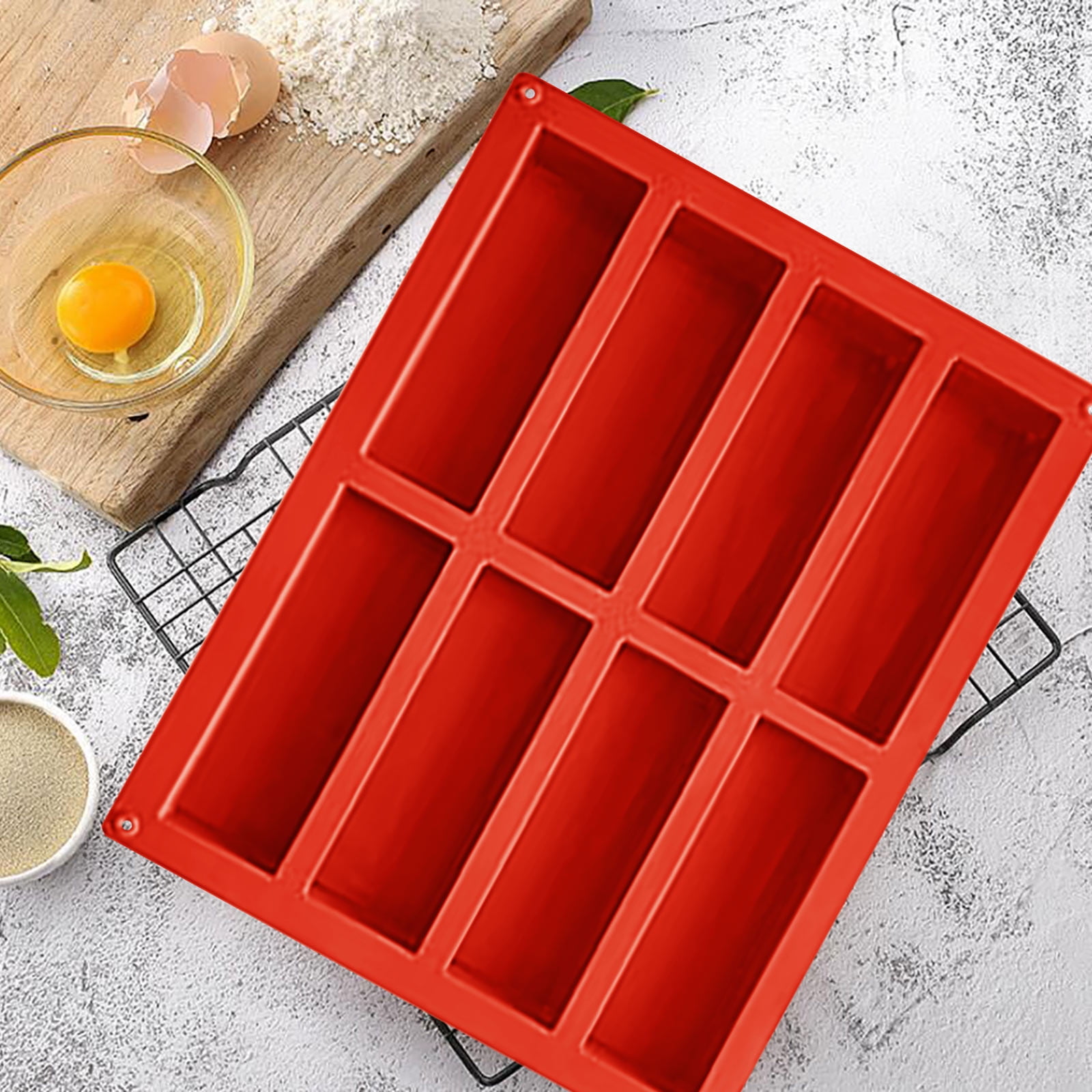Premium Non-Stick Silicone Baking Pan - 3000+ Uses, FDA Approved ...
