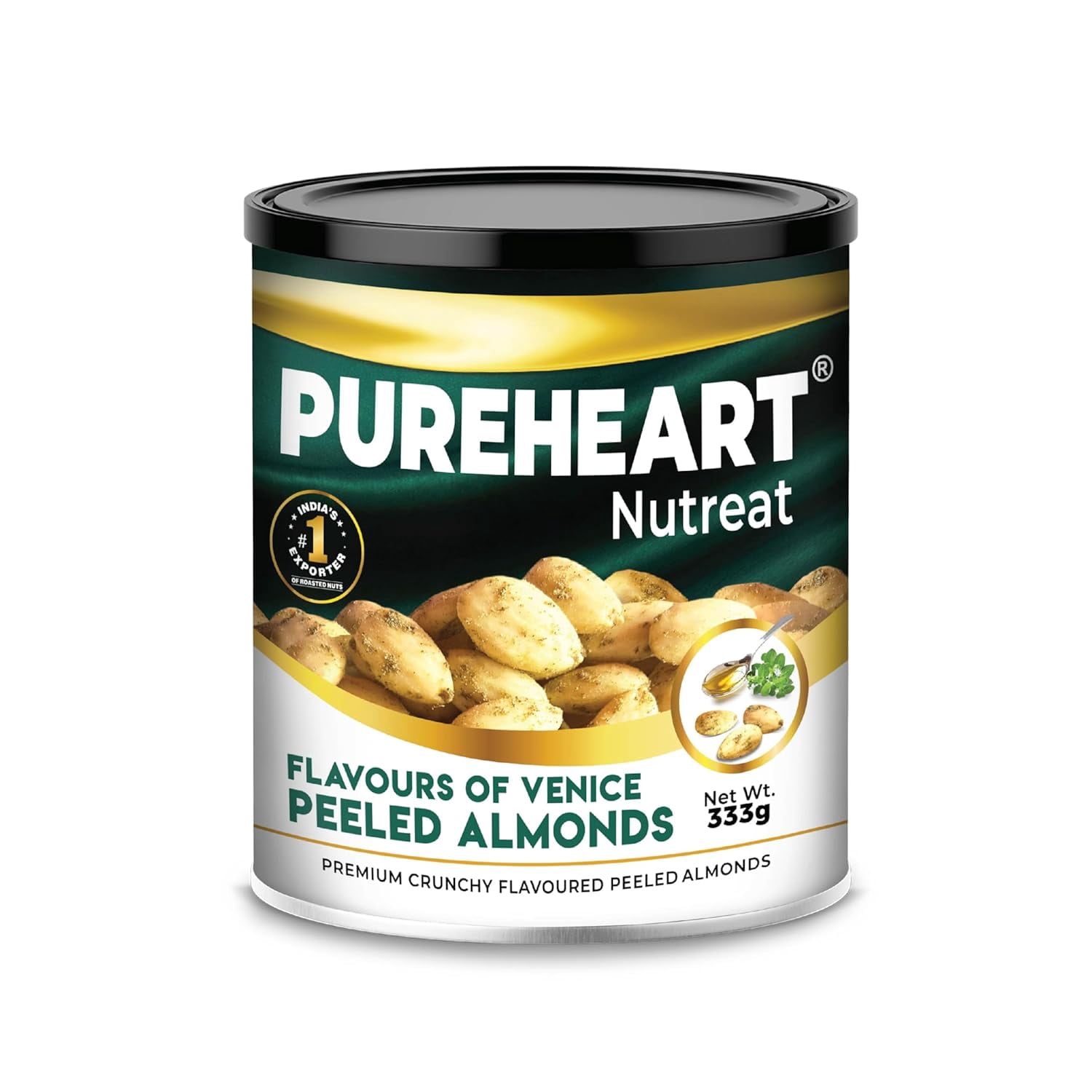 Premium Nutreat Flavoured Of Venice Peeled Almonds By Pureheart 333gm ...