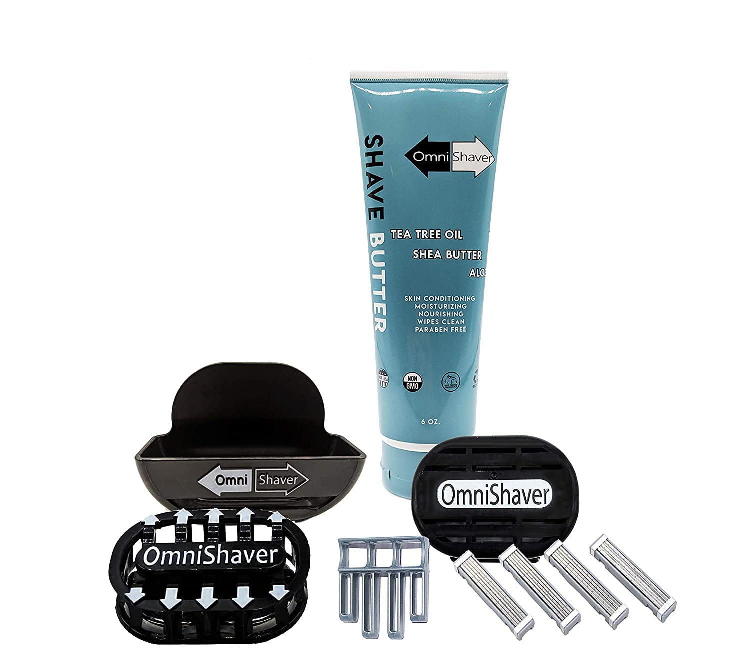 Premium Omnishaver Kit - Fastest Way to Shave Head, Legs, Arms, Body ...