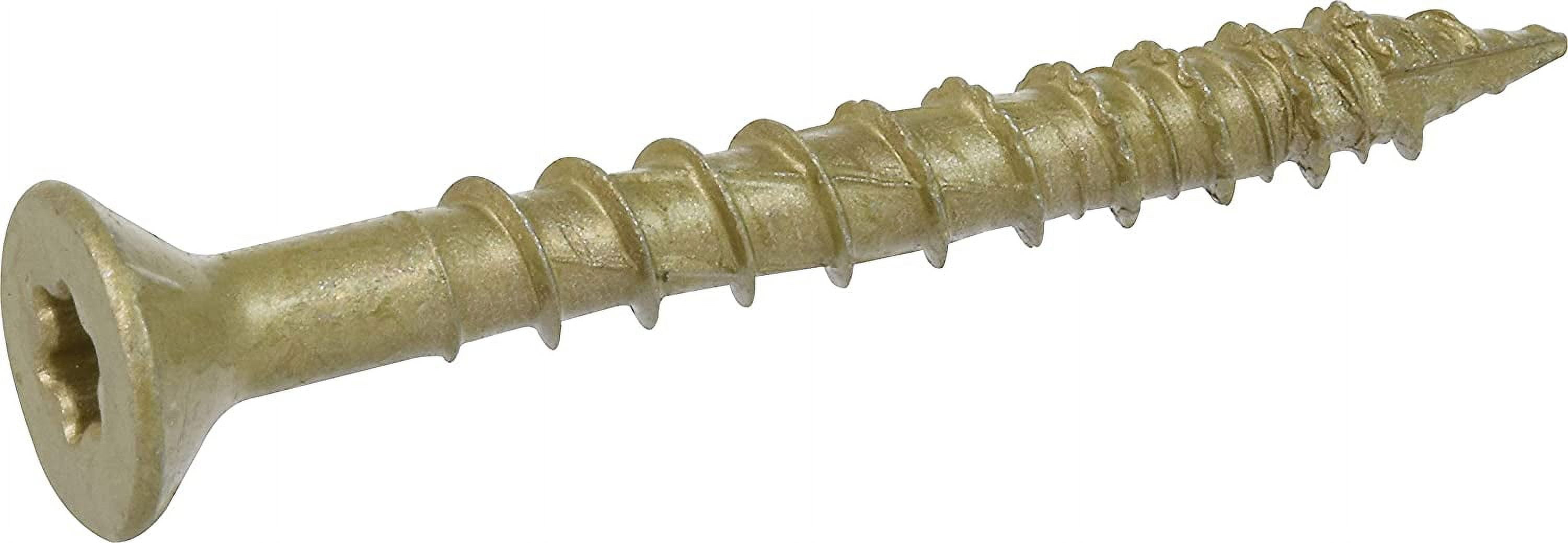 Premium One Multi-Material Flat Head Screws, Epoxy Coated Steel, Fasten ...