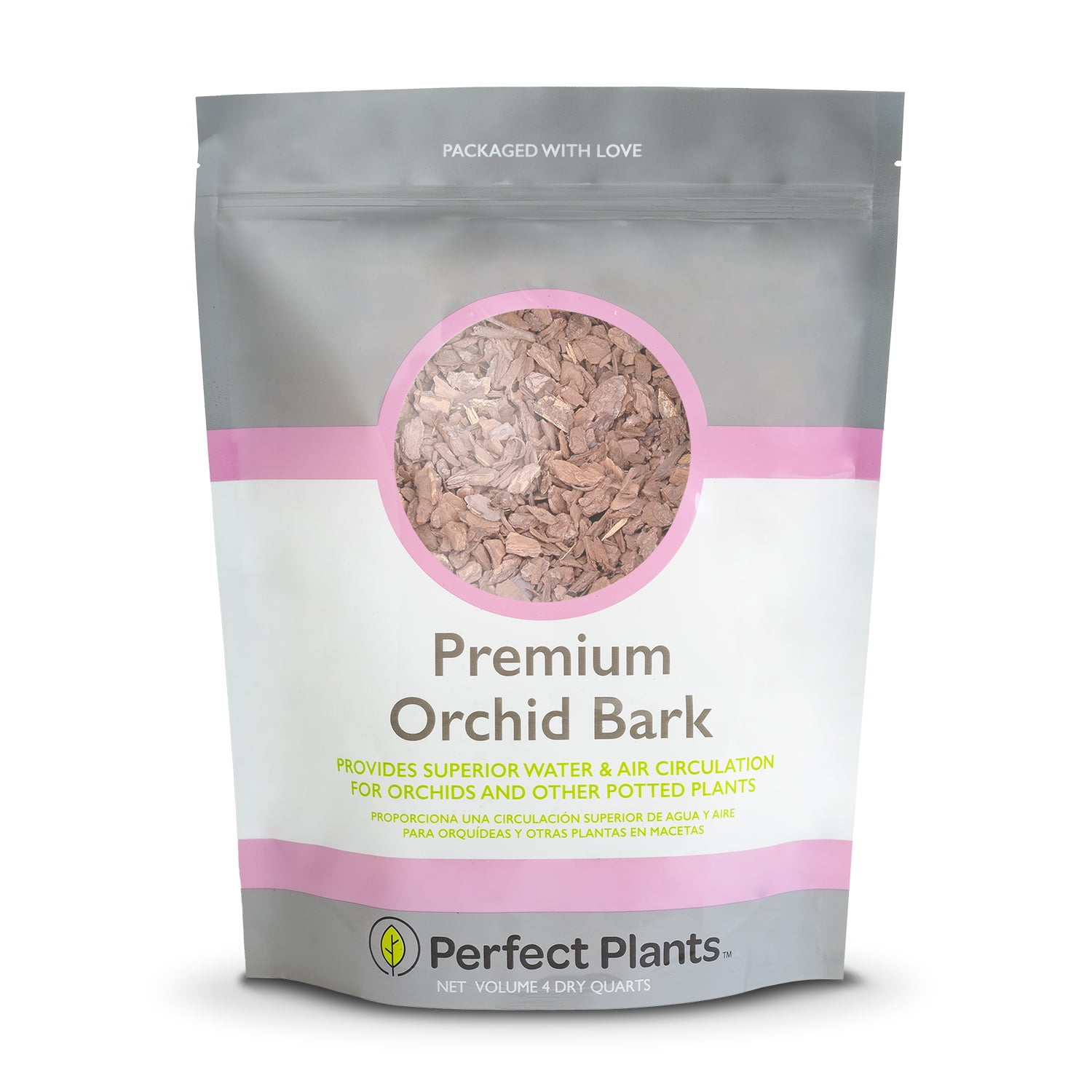 Premium Orchid Bark 4qt. | Pine Mix for Epiphytic Plants | Base for Orchid Potting Soil ...