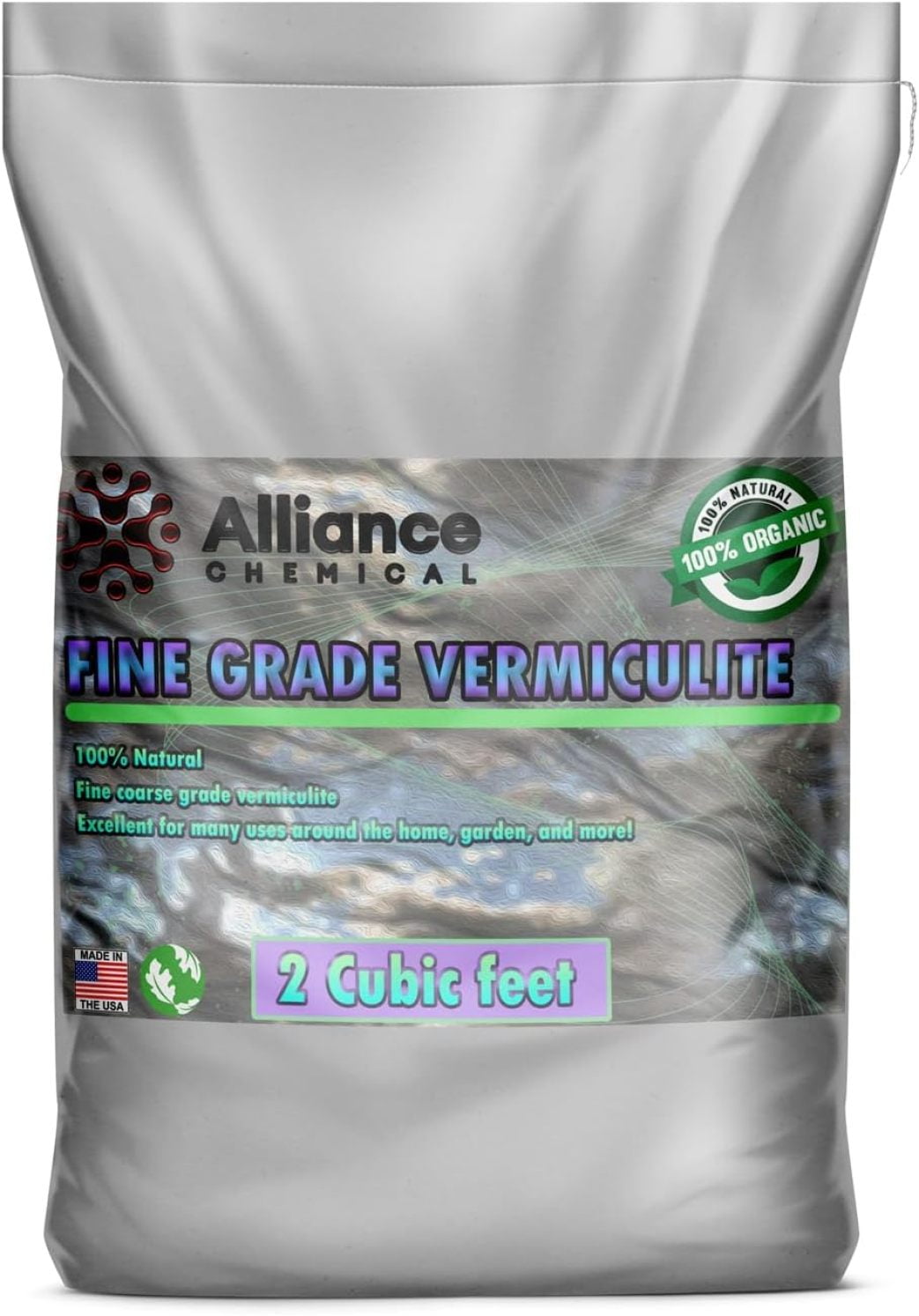 Premium Organic Fine Vermiculite - 2 Cubic Feet (51 Quarts) - Soil ...