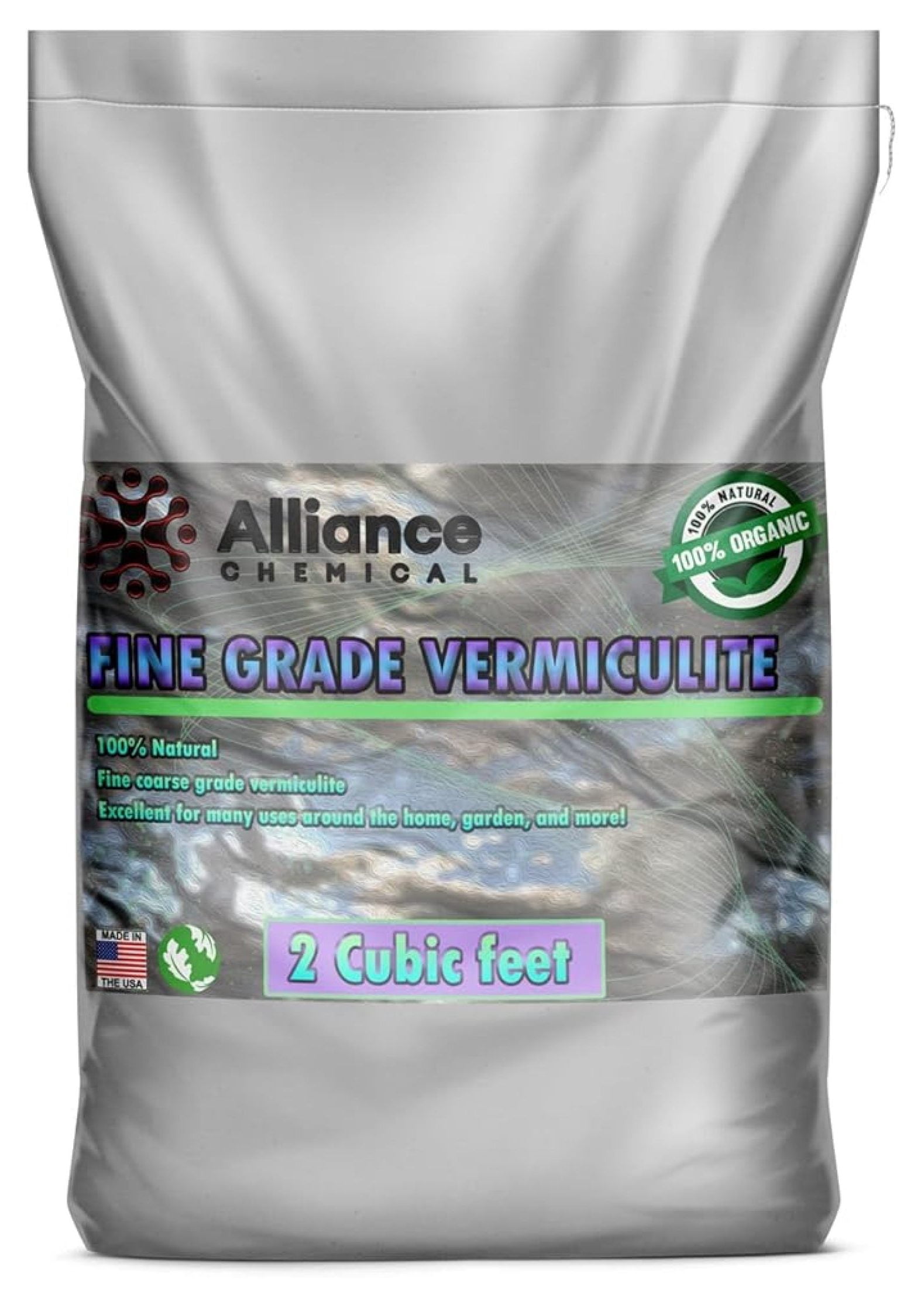 Premium Organic Fine Vermiculite - 2 Cubic Feet (51 Quarts) - Soil ...