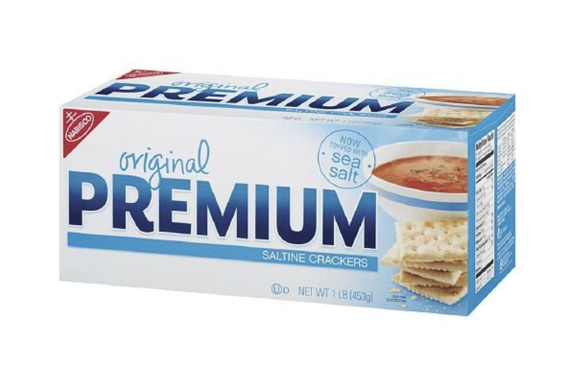 Premium Original Saltine Crackers, 16 Oz, w/JS REDHOK DEALZ Sticker ...