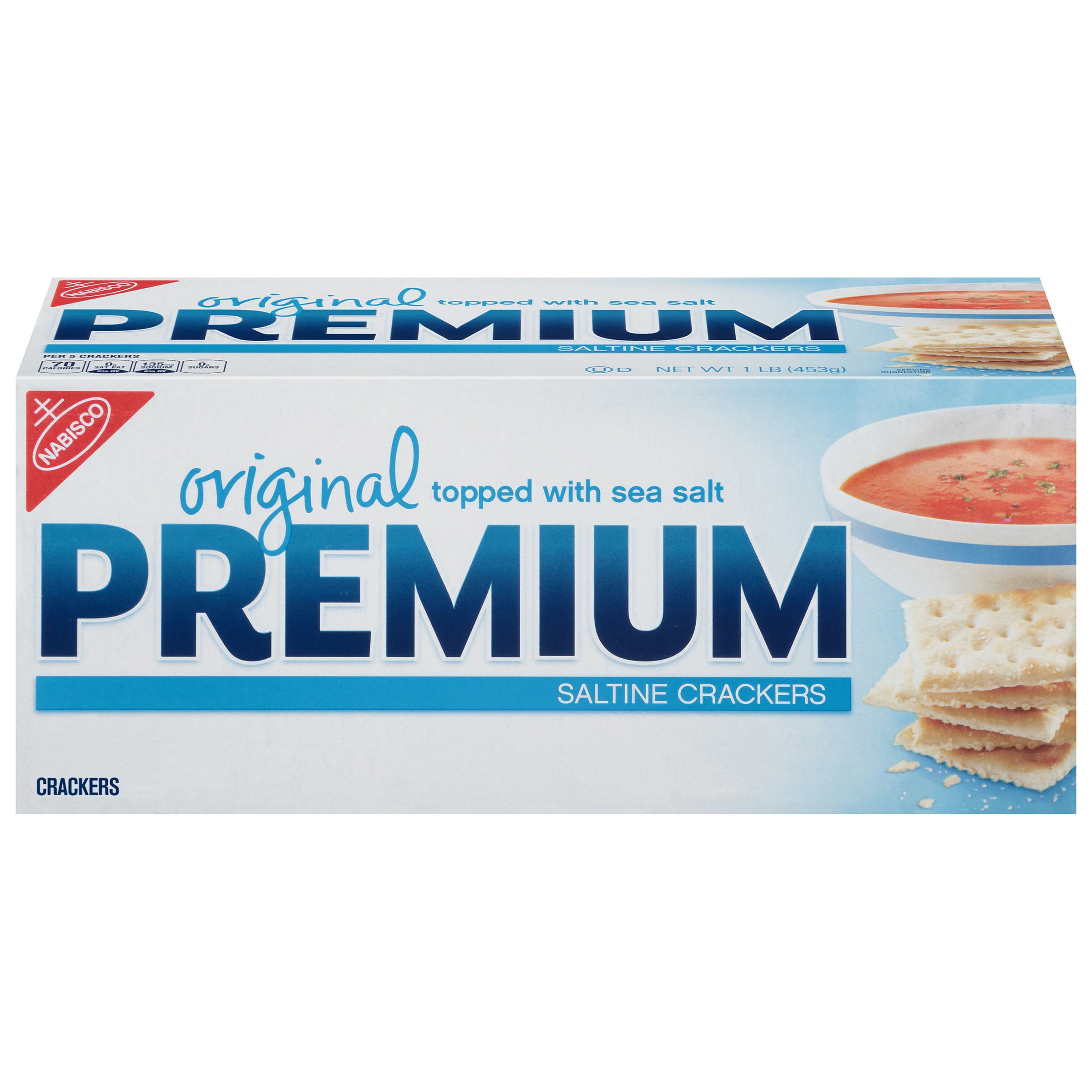 Premium Wheat Original Saltine Crackers, Stay Fresh, 16 oz - Walmart.com