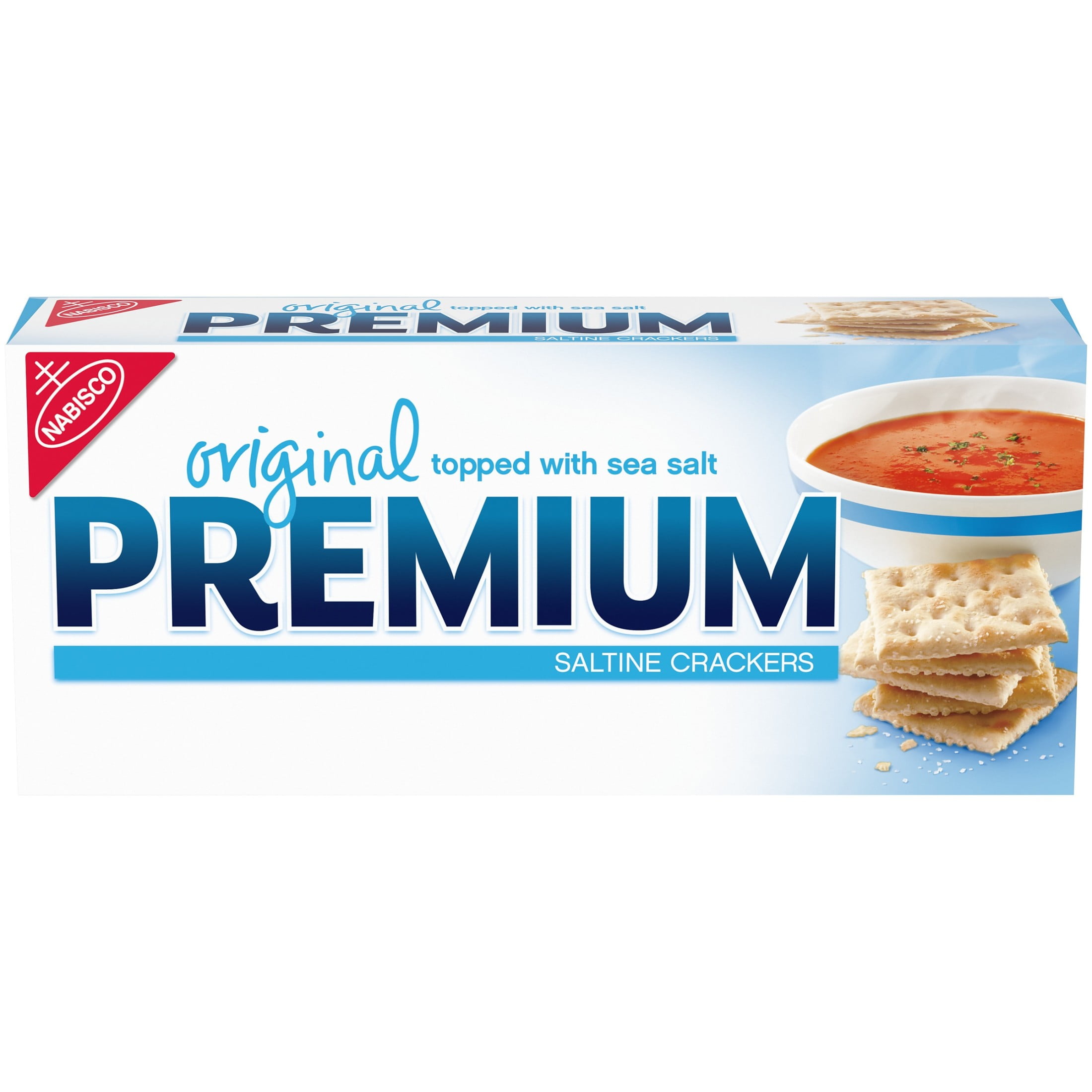Premium Original Square Salted Saltine Crackers, 8 oz - Walmart.com