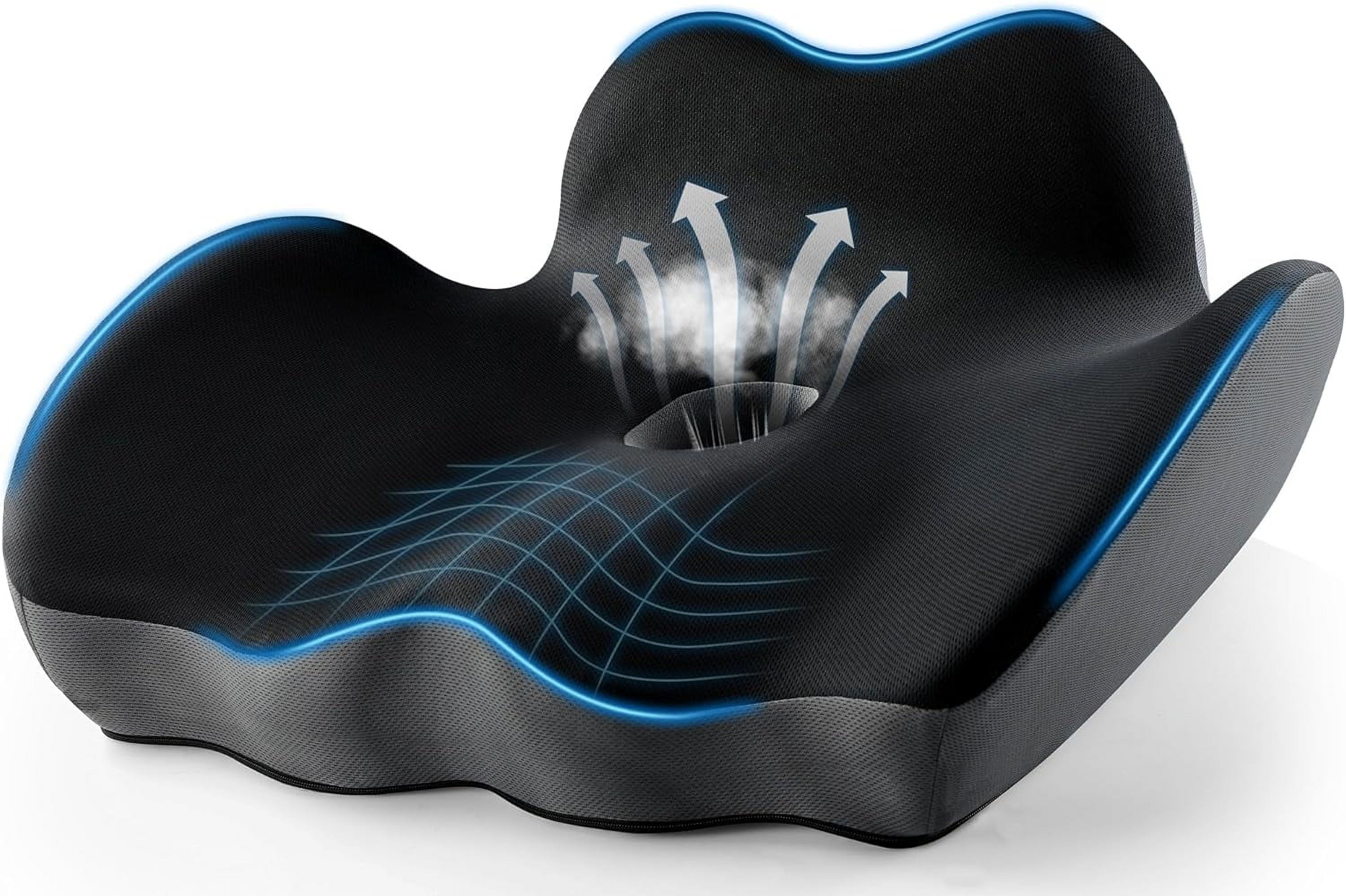 Premium Orthopedic Seat Cushion,X Large Breathable Office Chair Cushion ...