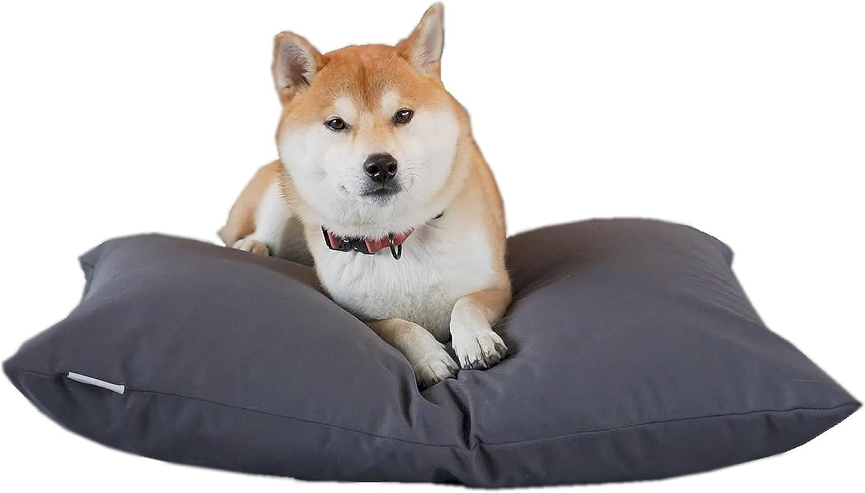 Premium Orthopedic Shredded Memory Foam Snuggle Calming Pet Dog Bed ...
