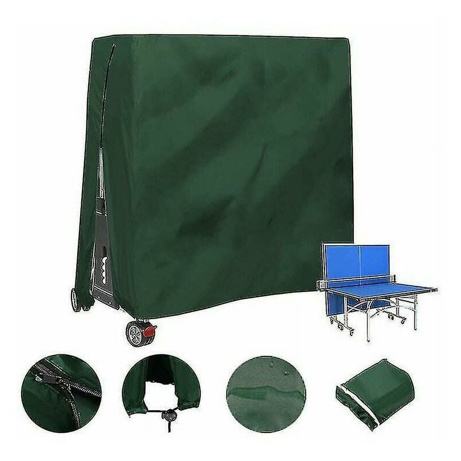 Easy & Secure Set-Up Ping Pong Table Cover, Universal Size For Indoor & Outdoor Environments ...