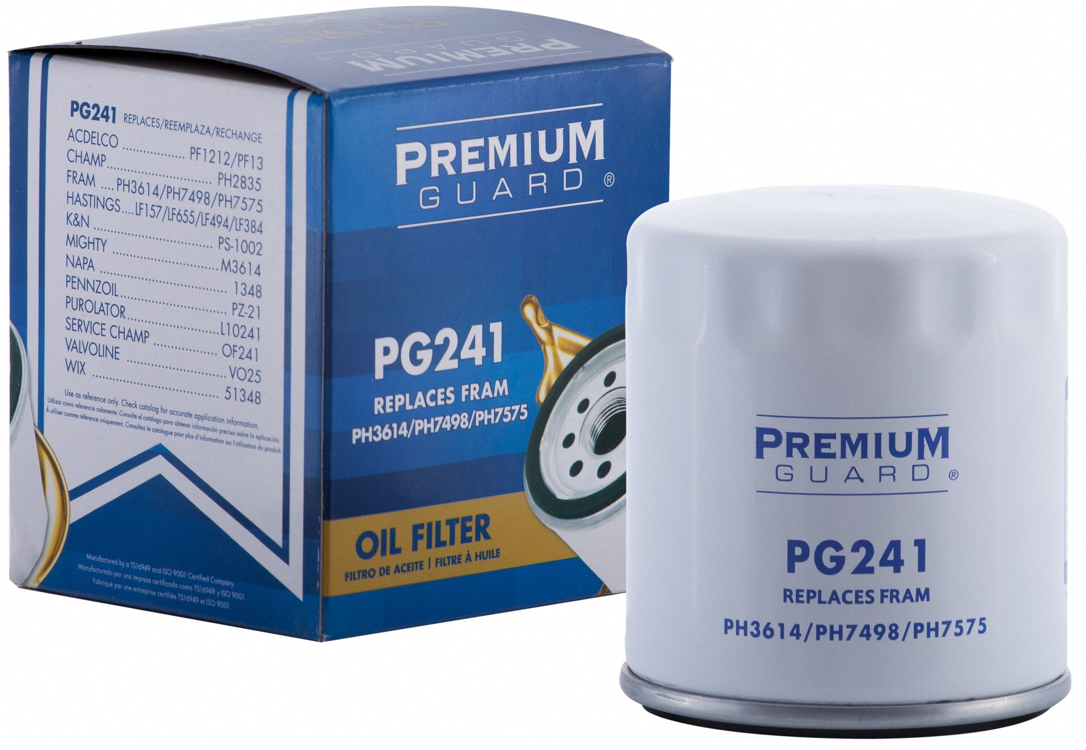 Premium Guard PG241 Engine Oil Filter Fit For Ford Escape, 2012-2024 ...
