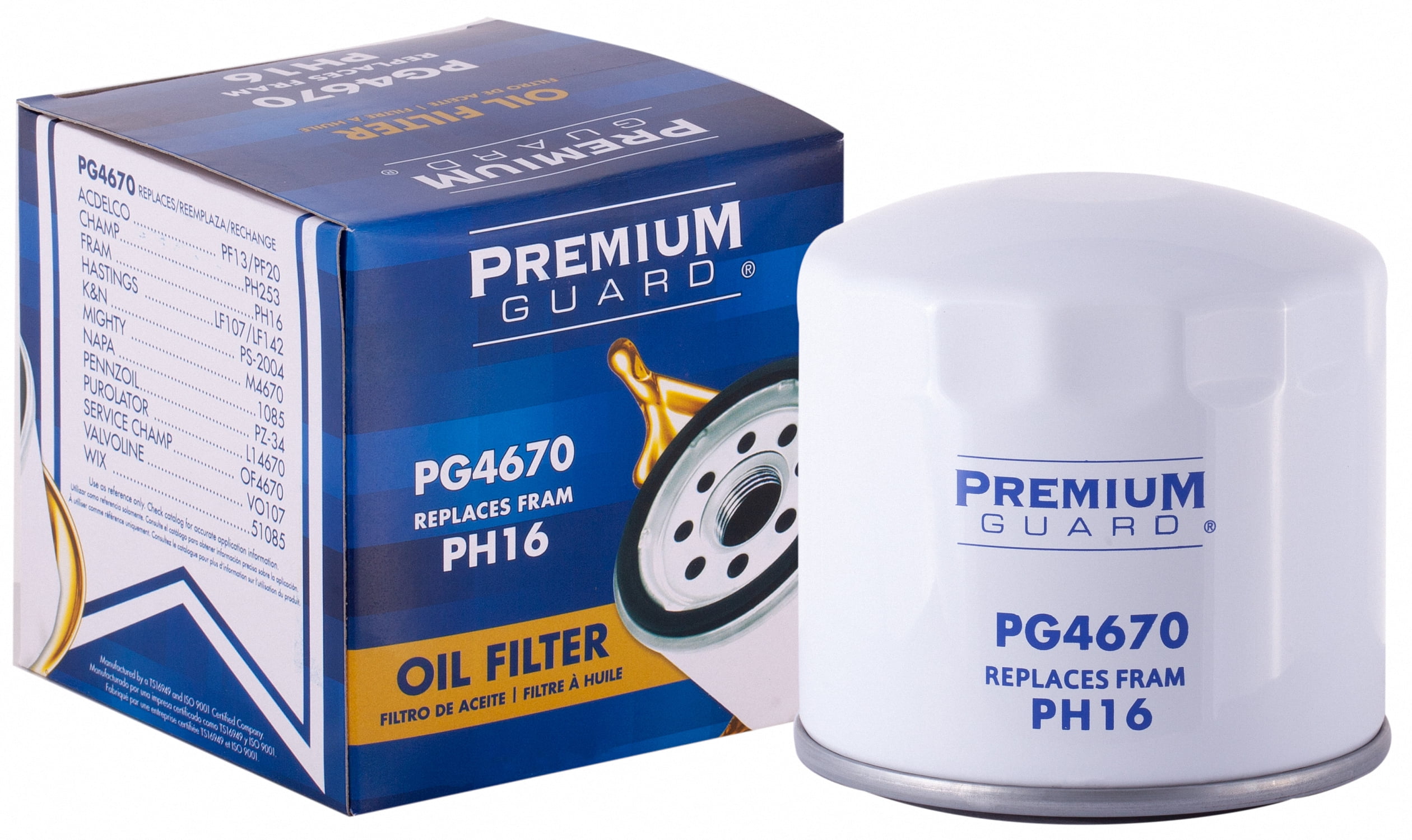 PG Engine Oil Filter PG4670 | Fits 2009-2024 Nissan NP300, 2003-2007 ...