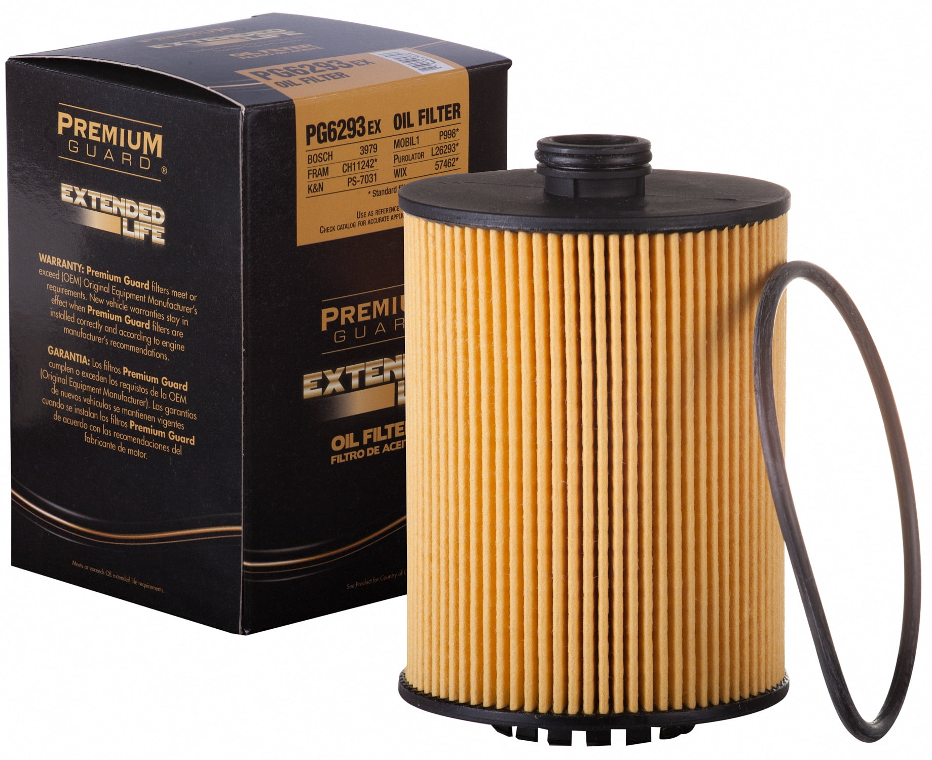 Premium Guard Extended Life Oil Filter up to 10k Miles PG6293EX | Fits ...