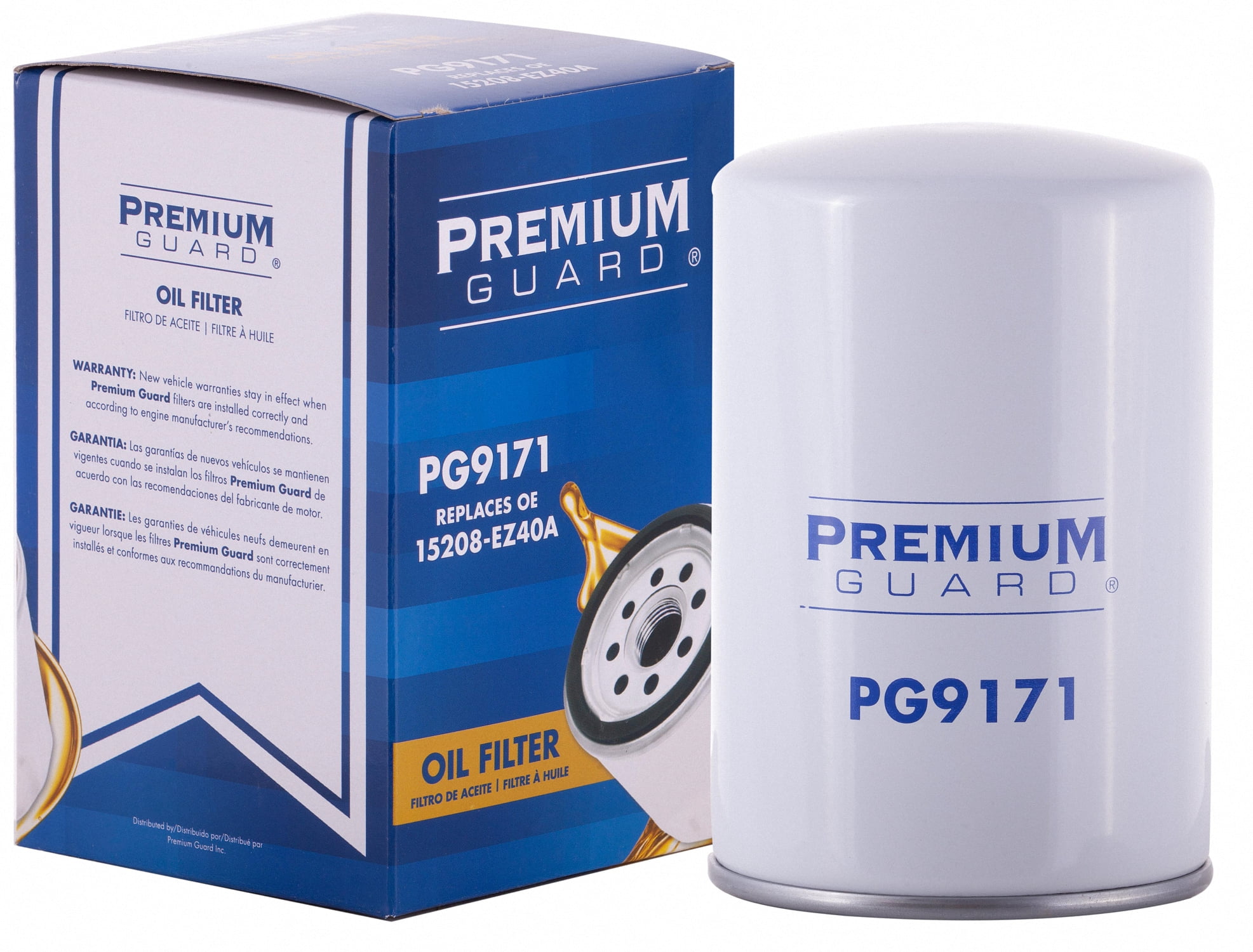 PG Engine Oil Filter PG9171 | Fits 2016-2019 Nissan TITAN XD, 2002-2005 ...