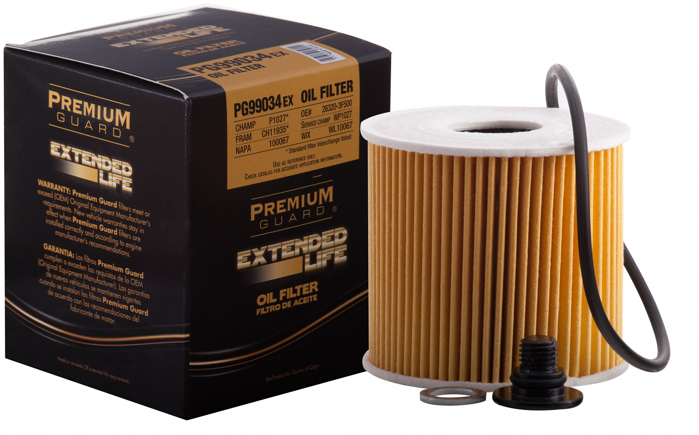 Premium Guard Extended Life Oil Filter up to 10k Miles PG99034EX | Fits ...