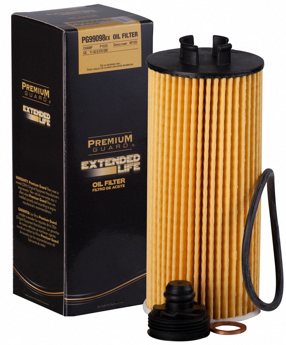 Premium Guard Extended Life Oil Filter up to 10k Miles PG99098EX | Fits ...