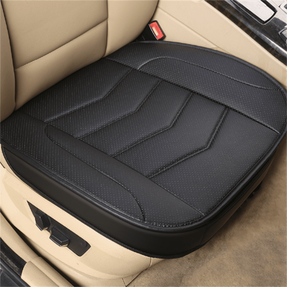 Premium PU Car Seat Cover Front Seat Protector Works with 95% of ...