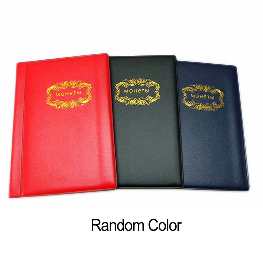 Premium PU Leather Coin Collection Album - Store and Display Your ...
