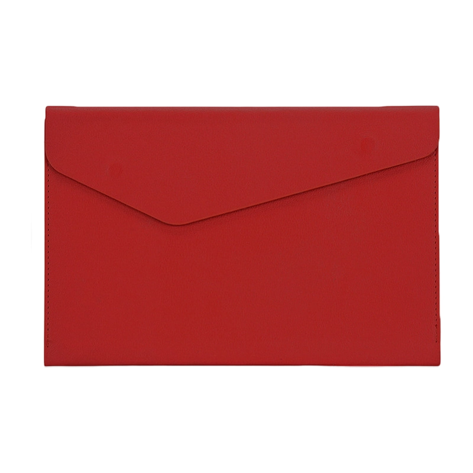 Premium PU Leather File Organizer - Expandable Document Folder with ...