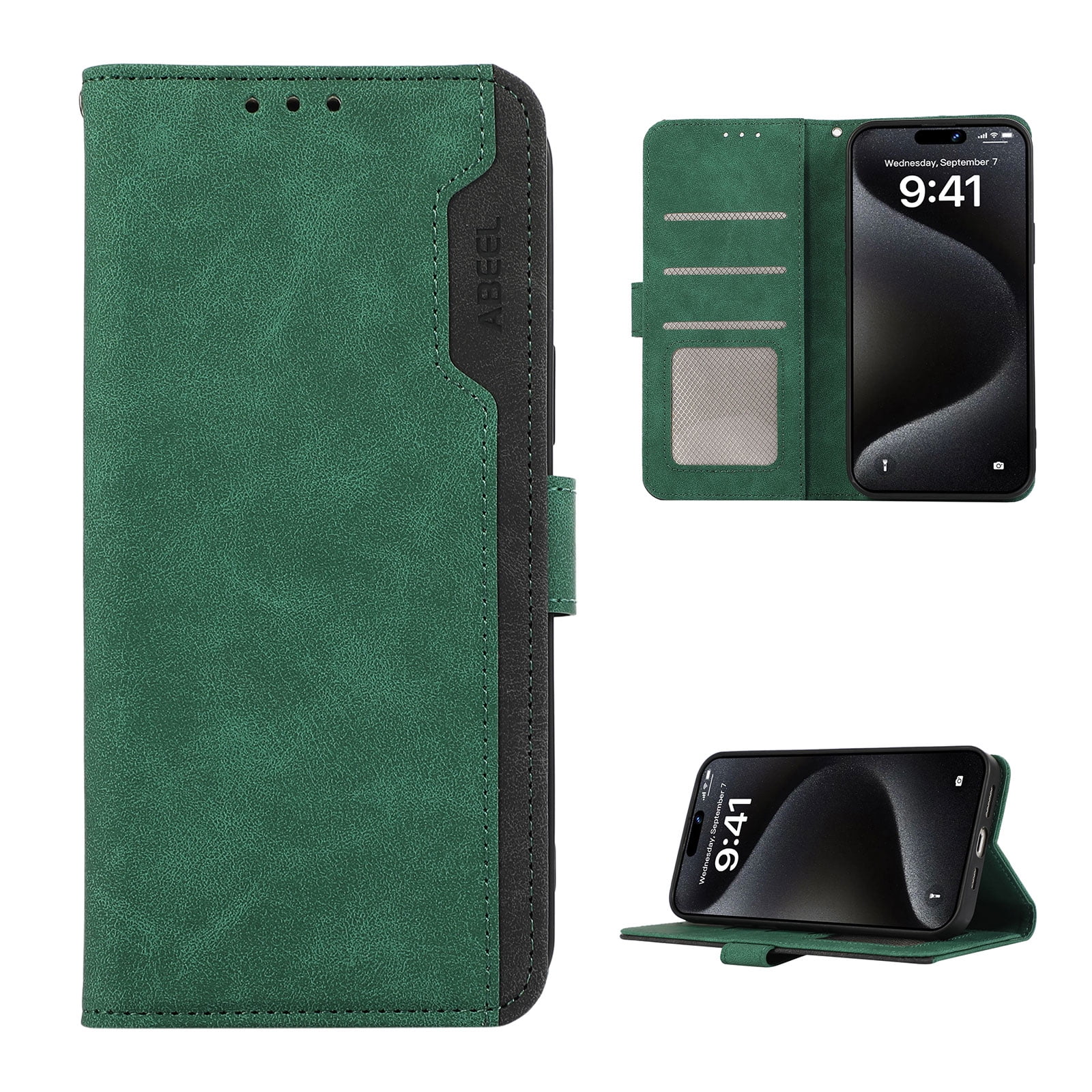 Premium PU Leather Wallet Case for Samsung Galaxy S22 Ultra, Luxury ...