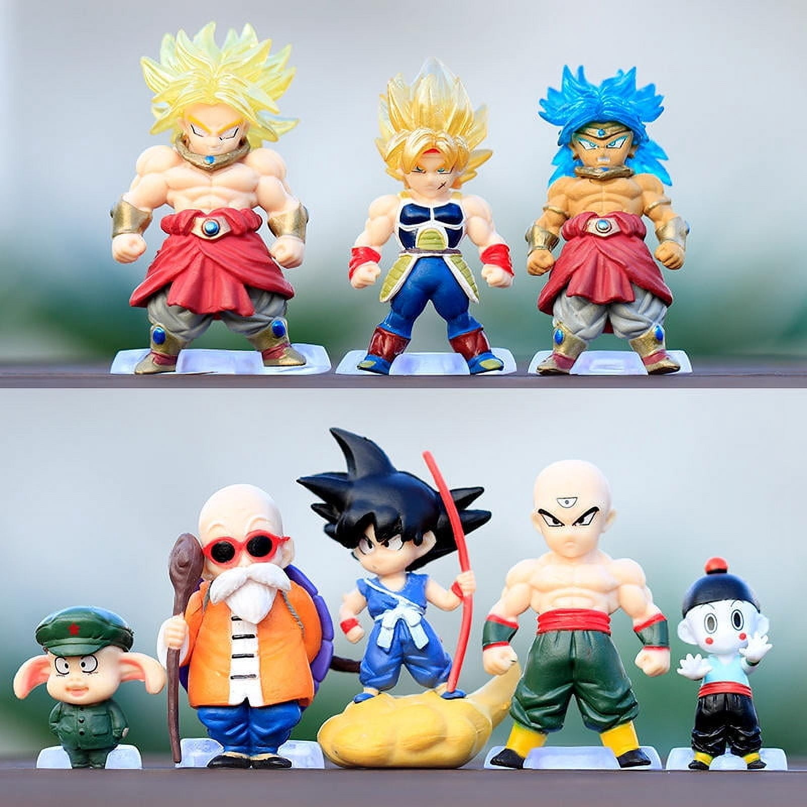 Premium PVC Dragon Bal Collectible Figure Set - Super Saiyan Goku ...