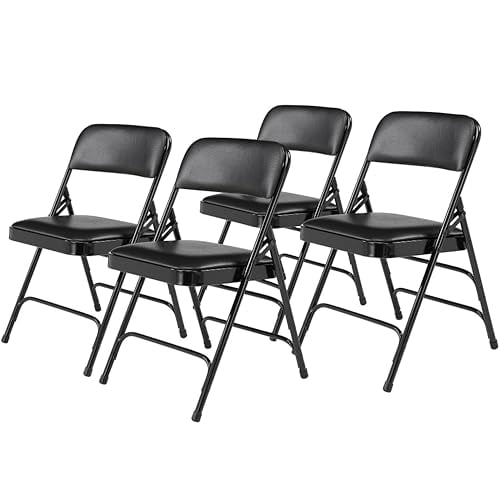 Premium Padded Portable Folding Chairs by – 1300 Series Upholstered ...