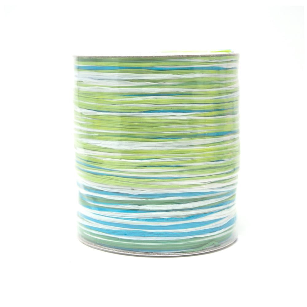 Premium Pastel Multicolored Raffia, Mint, Made in Germany, 55-Yard ...