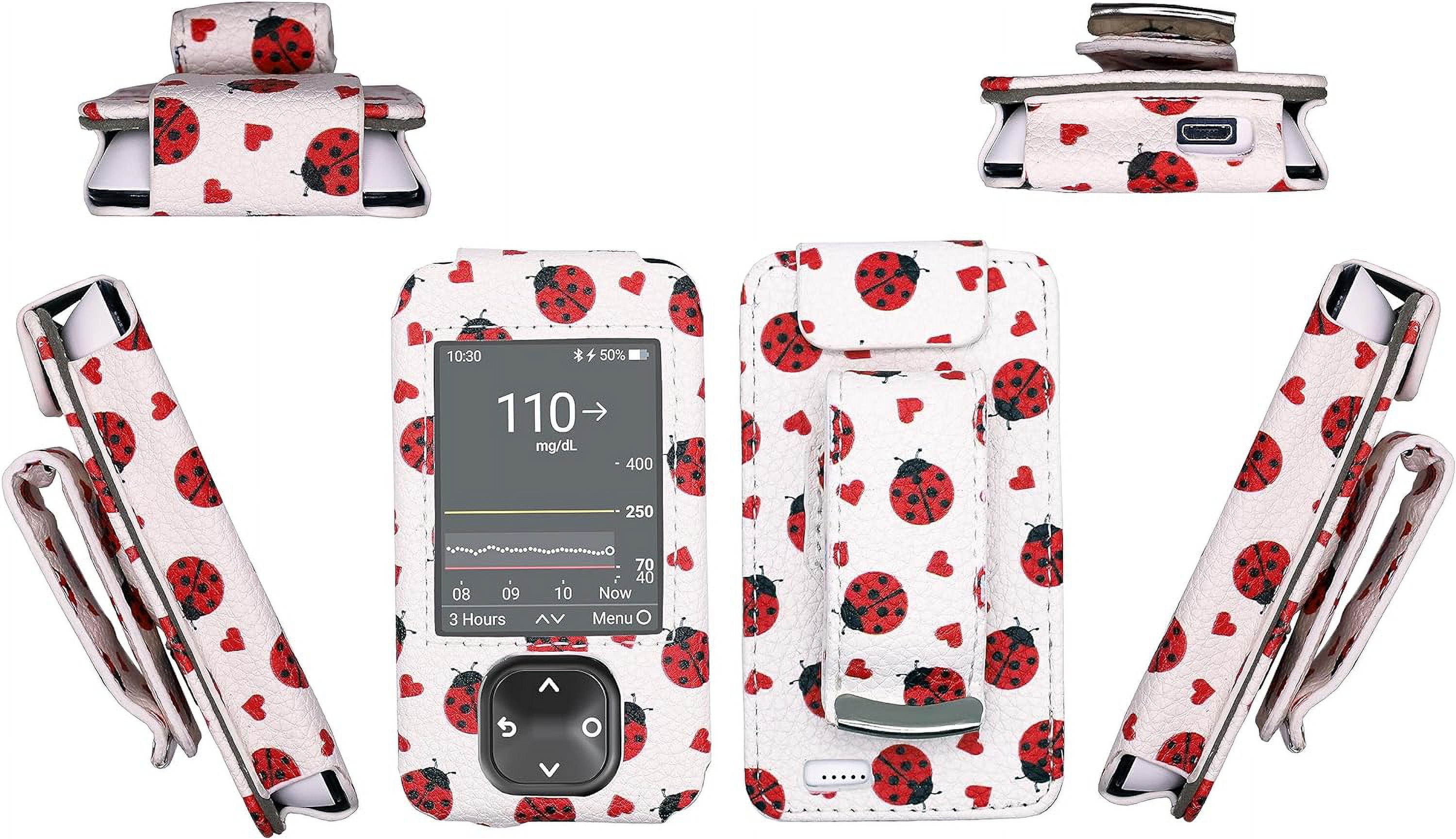 SNK Patterned Leather Case, Belt Clip, Carabiner, Fitted Cover for ...