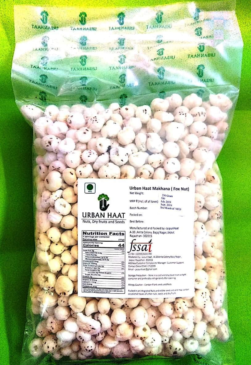 Premium Phool Makhana (Fox Nut) By Urban Haat 500gm, (250gm * Pack Of 2) | Healthy & Delicious ...