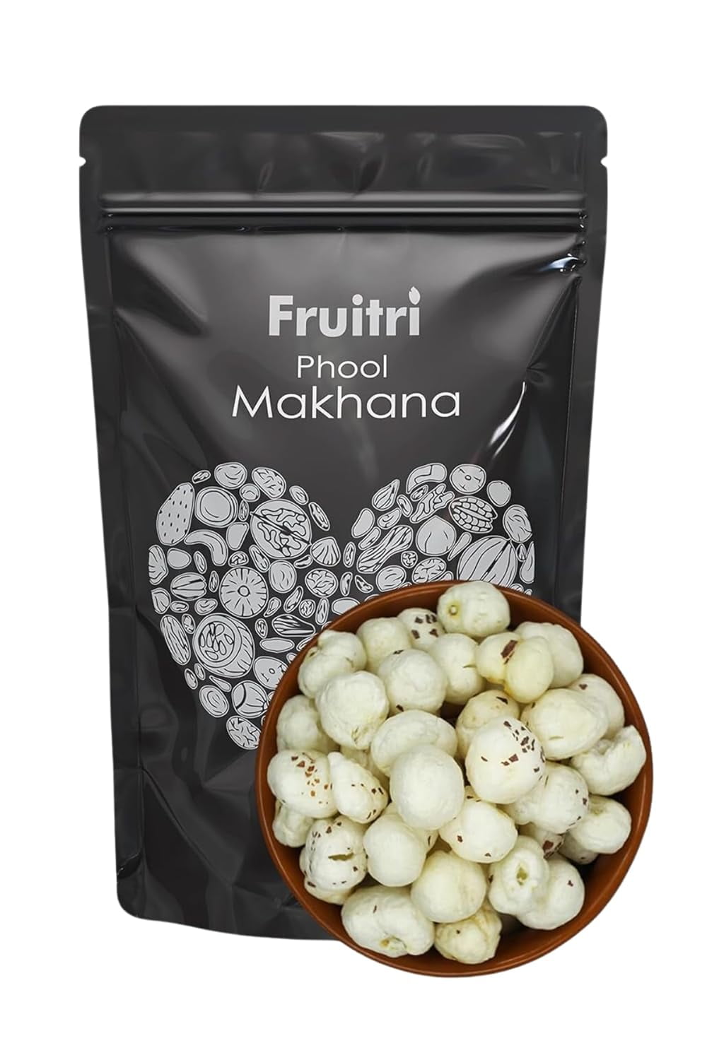 Premium Phool Makhana Fox Nuts By Fruitri 250gm, | High In Dietary Fiber Dry Fruits Makhana Good ...