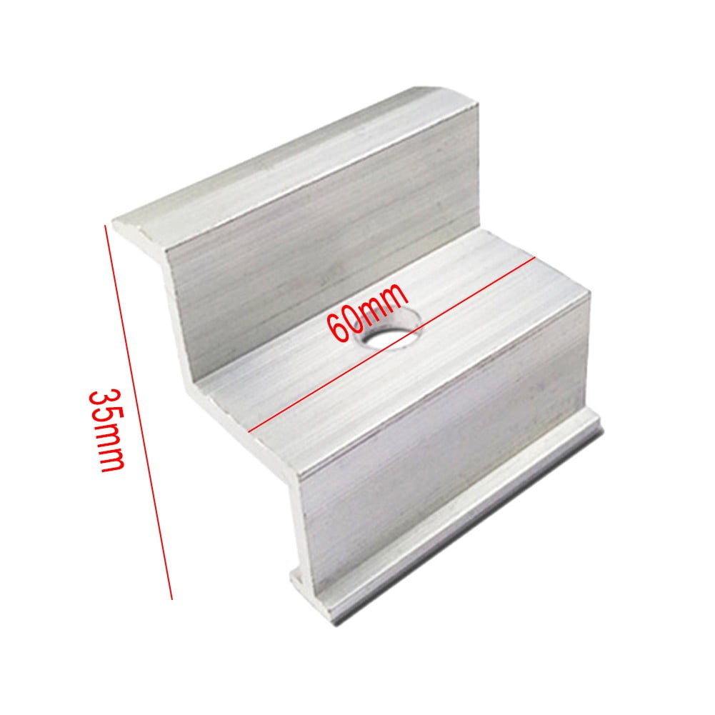 Premium Photovoltaic Solar Aluminum End Clamp 35/40Mm Module Height ...