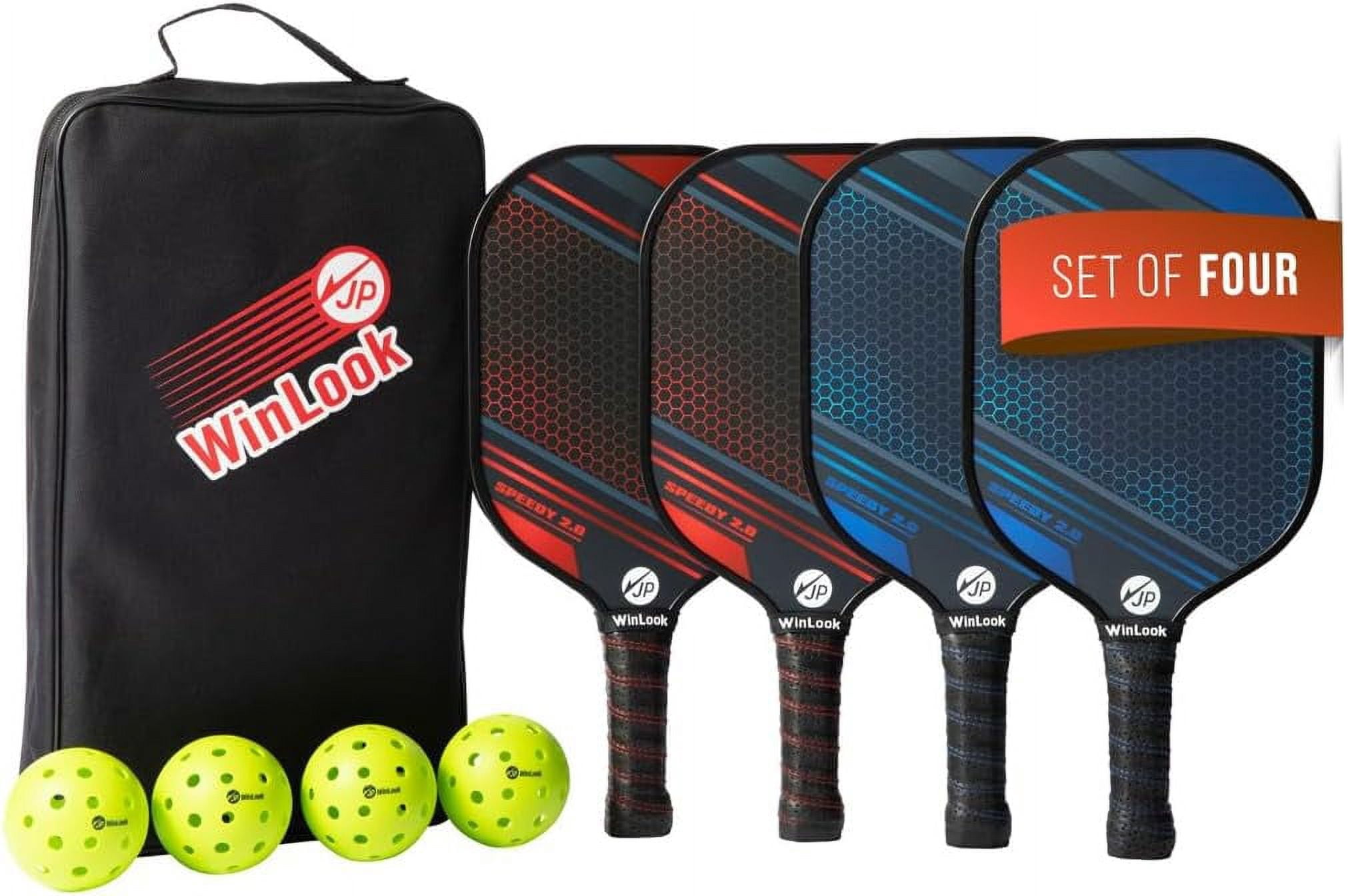 Premium Pickleball Paddles Sets – Graphite Carbon Fiber Pickleball ...