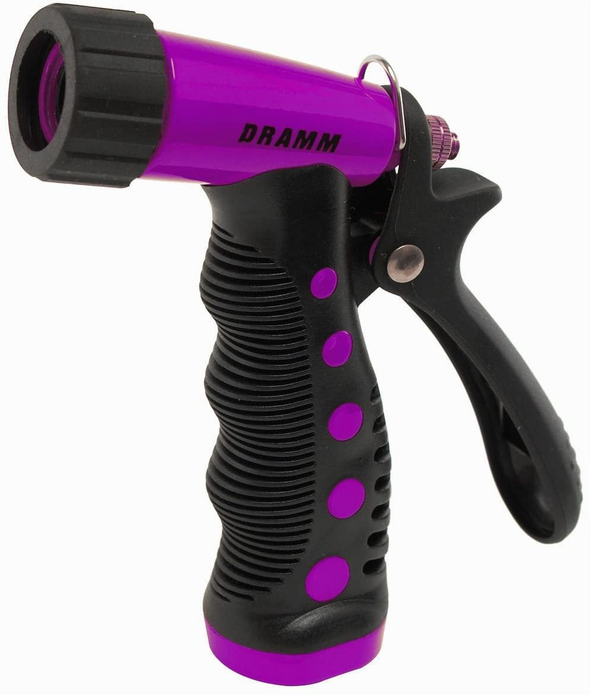 Dramm Watering Nozzle Premium Pistol Spray Gun Adjustable Flow - 1 ...