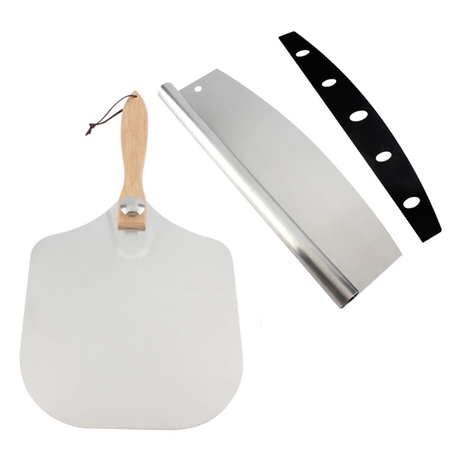 Premium Pizza Peel Aluminum Pizza Paddle with Cutter Pizza Spatula with ...