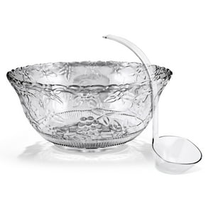 Clear Plastic Punch Bowl