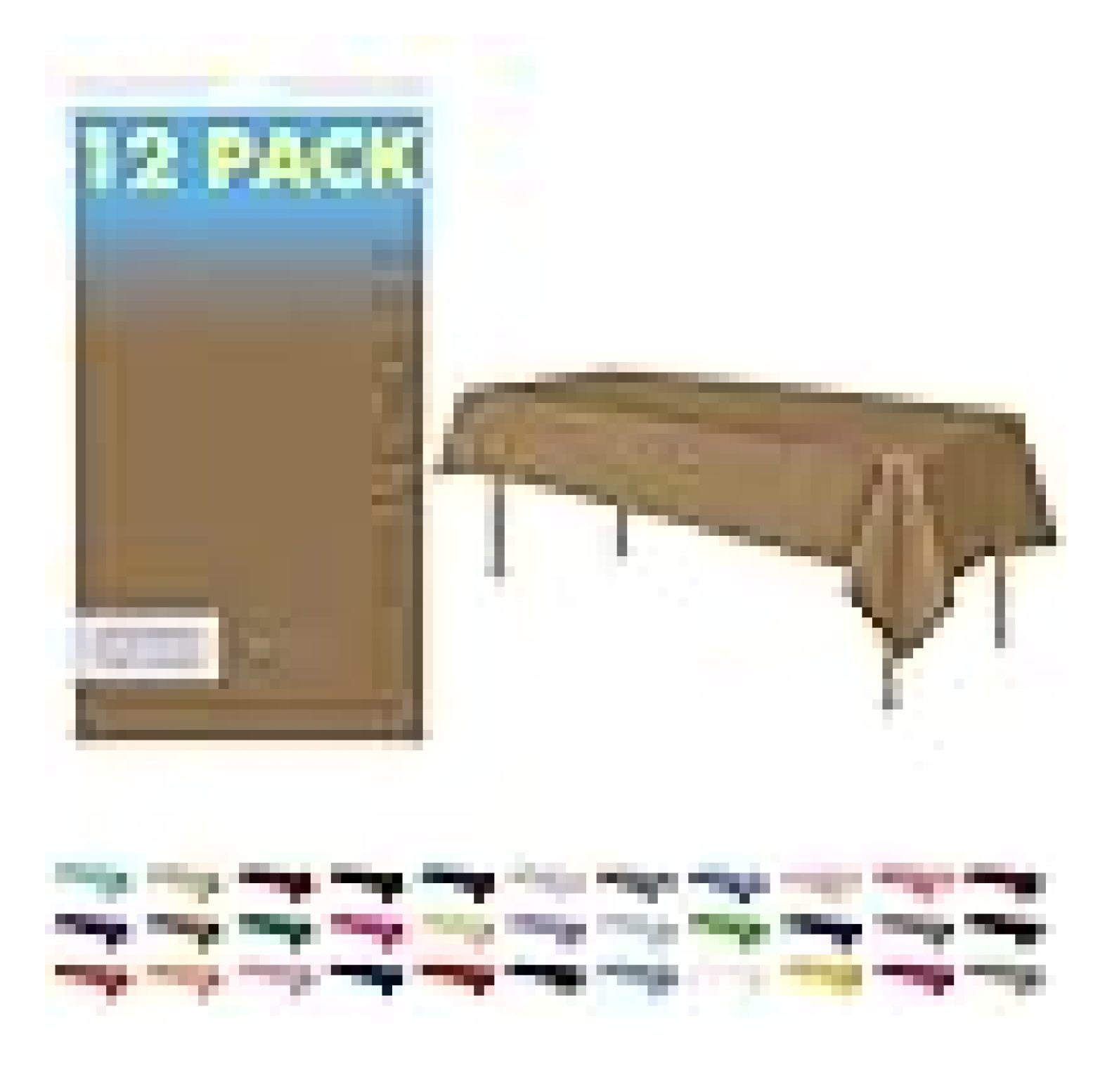 Premium Plastic Table Cloth Disposable (12 Pk) Plastic Tablecloths for ...