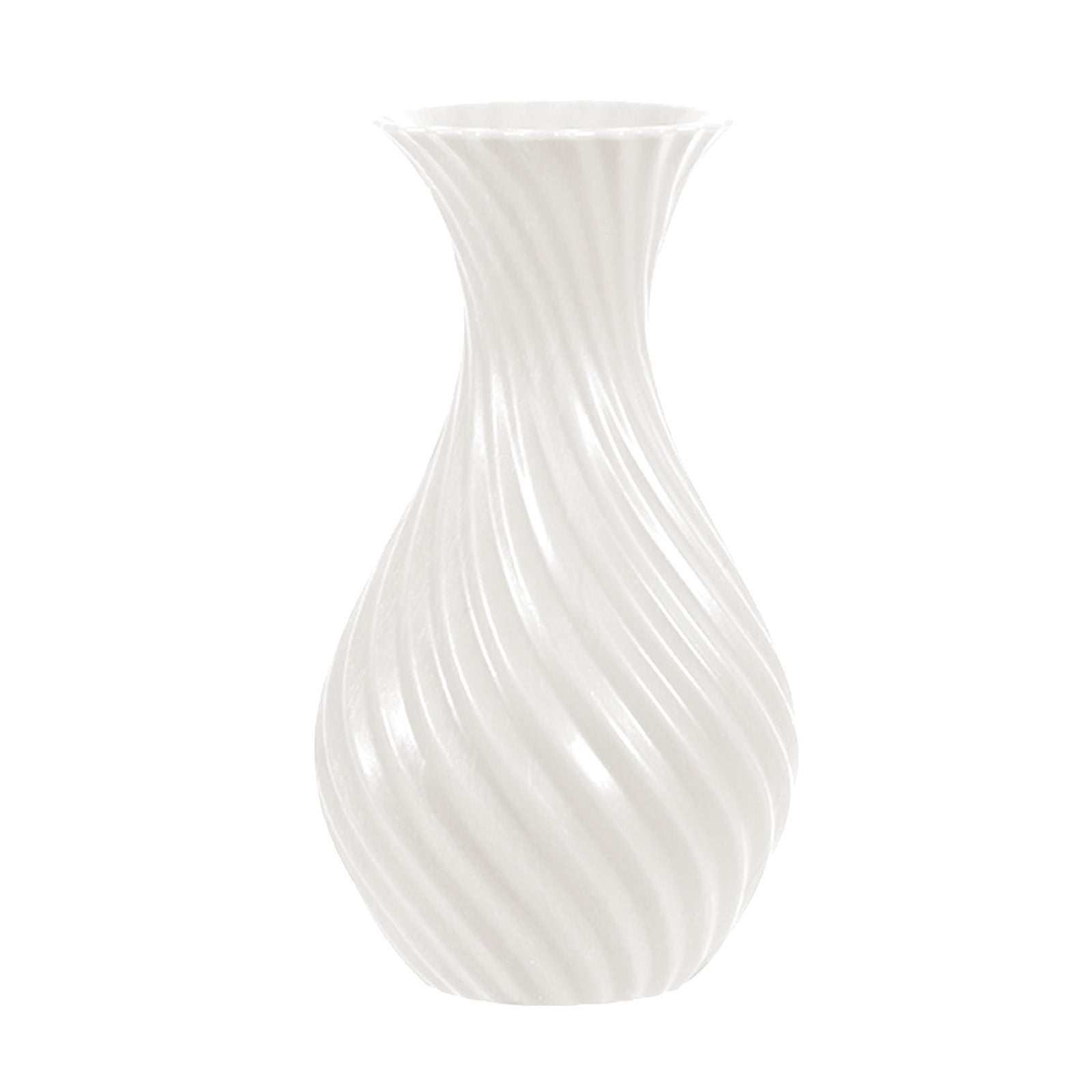 Premium Plastic Vase Set - Ceramic-Like Texture, Lightweight & Durable ...