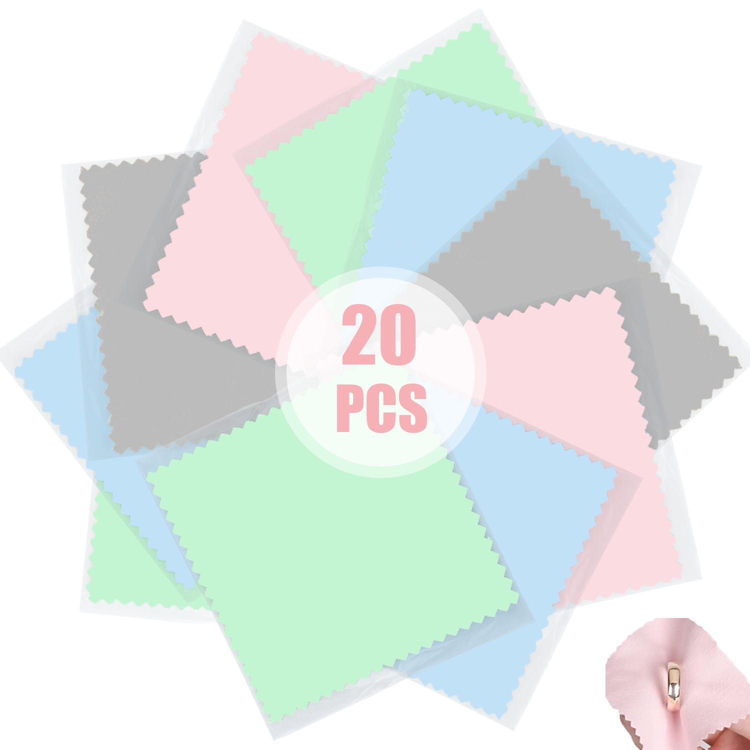 Premium Polishing Kit for Silver, Gold & Platinum - 8x8 cm 20-Pack ...