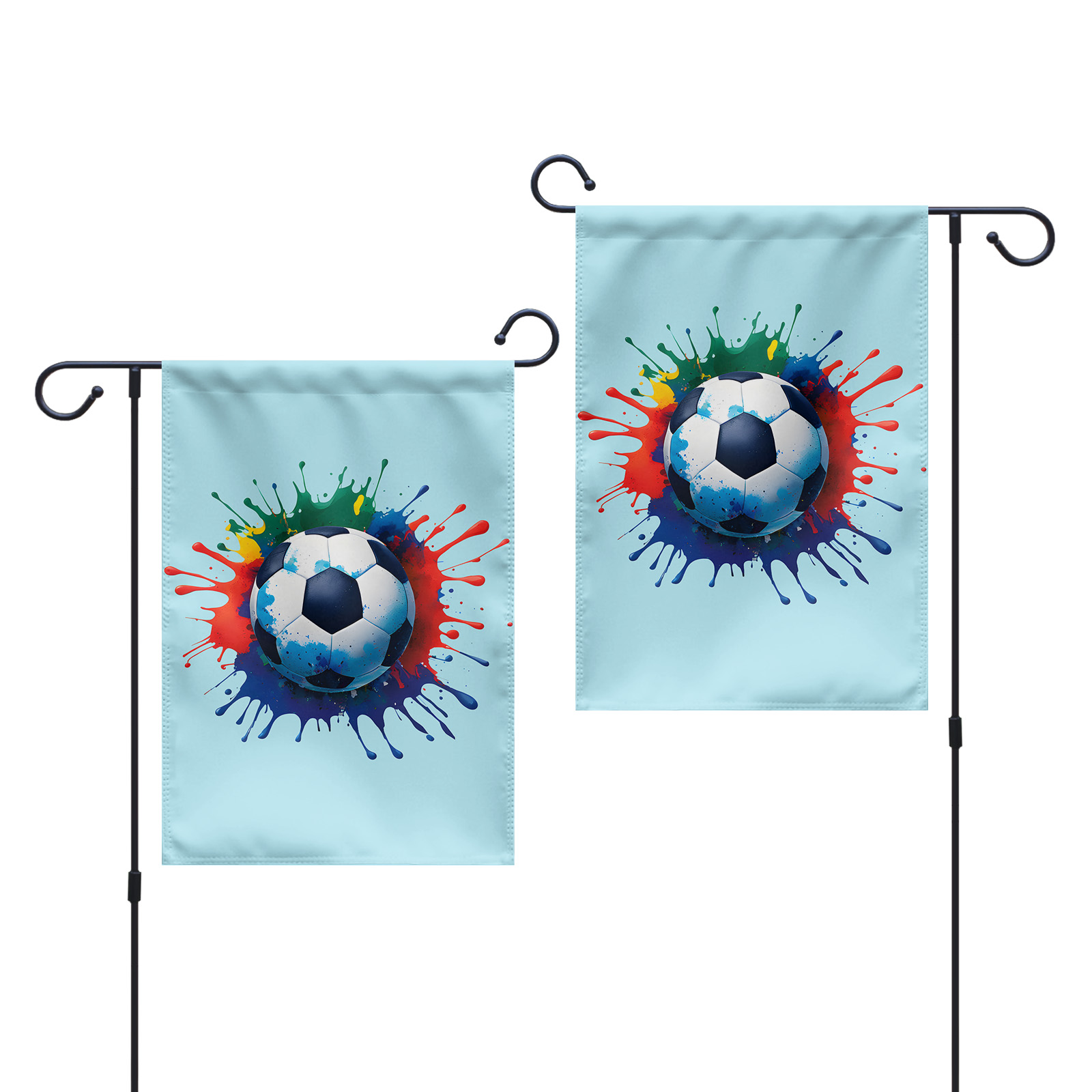 Premium Polyester Garden Flag – Vibrant Soccer Decorative Outdoor Flags ...