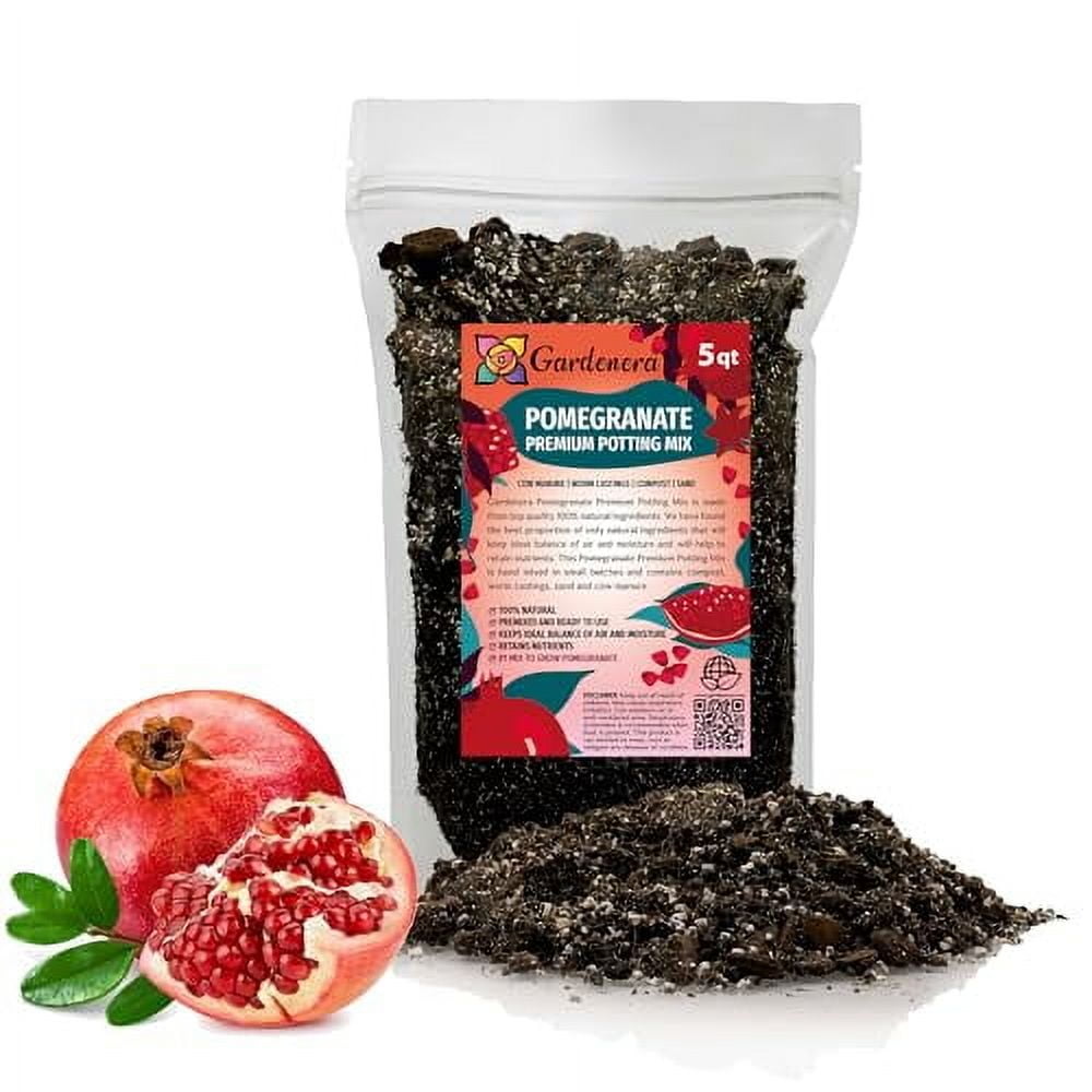 Premium Pomegranate Potting Soil Mix - Ideal Nutrient Blend for Growing ...