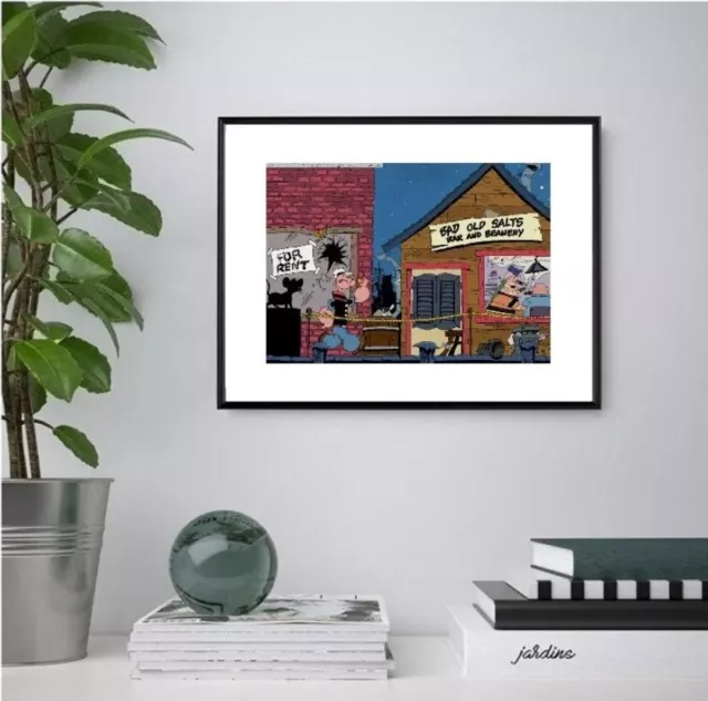 Premium Popeye Poster/Print, Popeye Comic/Cartoon Character NO FRAMED ...