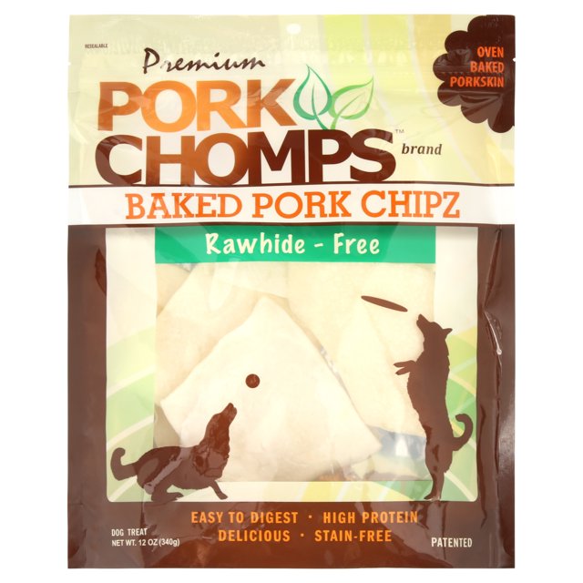 Premium Pork Chomps Rawhide-Free Baked Pork Chipz, 12 oz. - Walmart.com