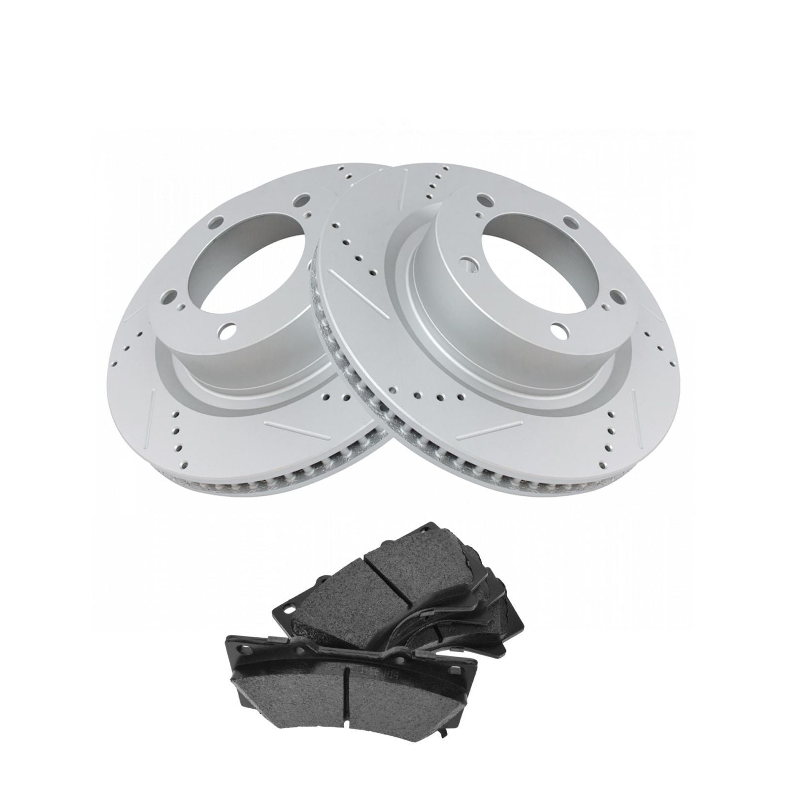 Premium Posi Metallic Front Brake Pad & Rotor Kit for Toyota for ...