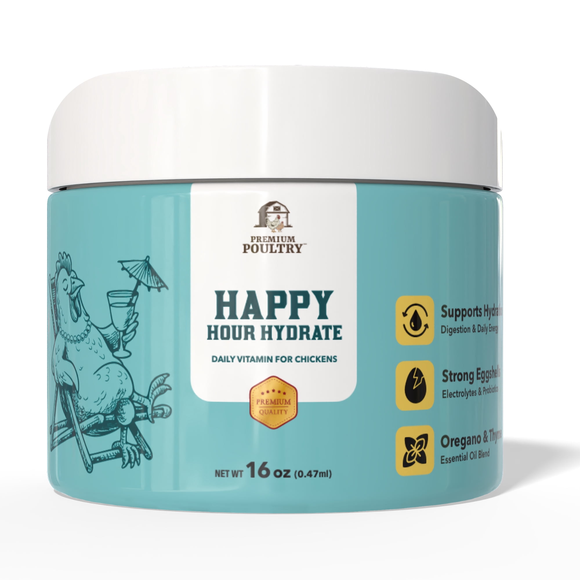 Electrolytes for Chickens with Probiotics, Poultry Hydration Supplement ...