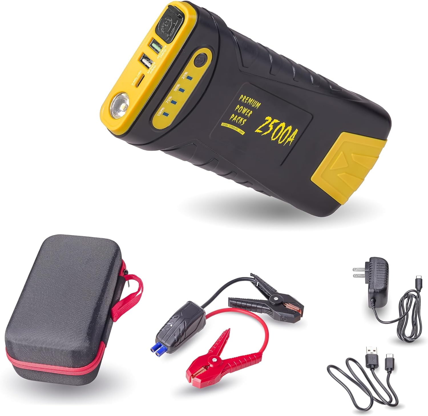 Premium Power Pack 2500 AMP – 12V Portable Battery and Electronic ...