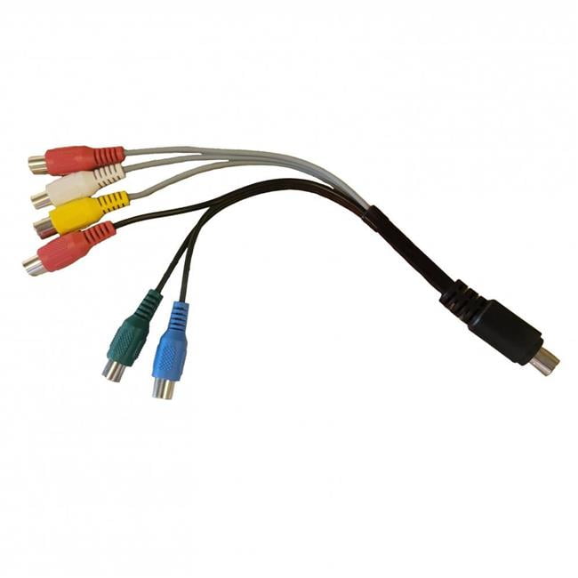 Premium Power Products 3069-0202-DTV 8 ft. 6F Mini DIN A-V Cable for ...