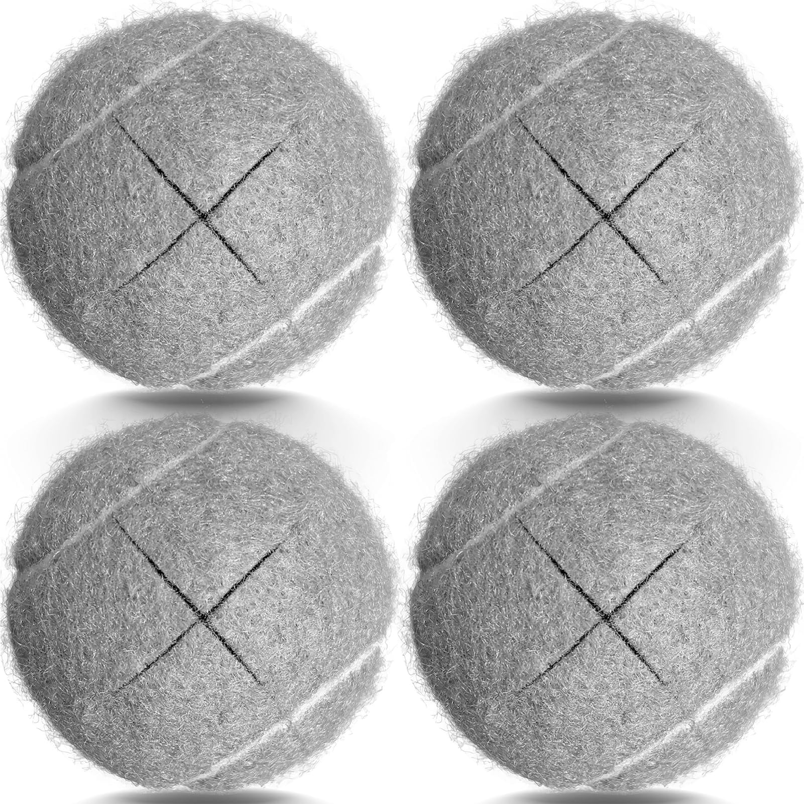 Premium Precut Tennis Balls Walkers 4 Pcs Balls with Precut Opening for ...