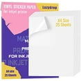 Sticker Paper Lazydrop Premium Printable Vinyl For Inkjet Printer - 25 ...