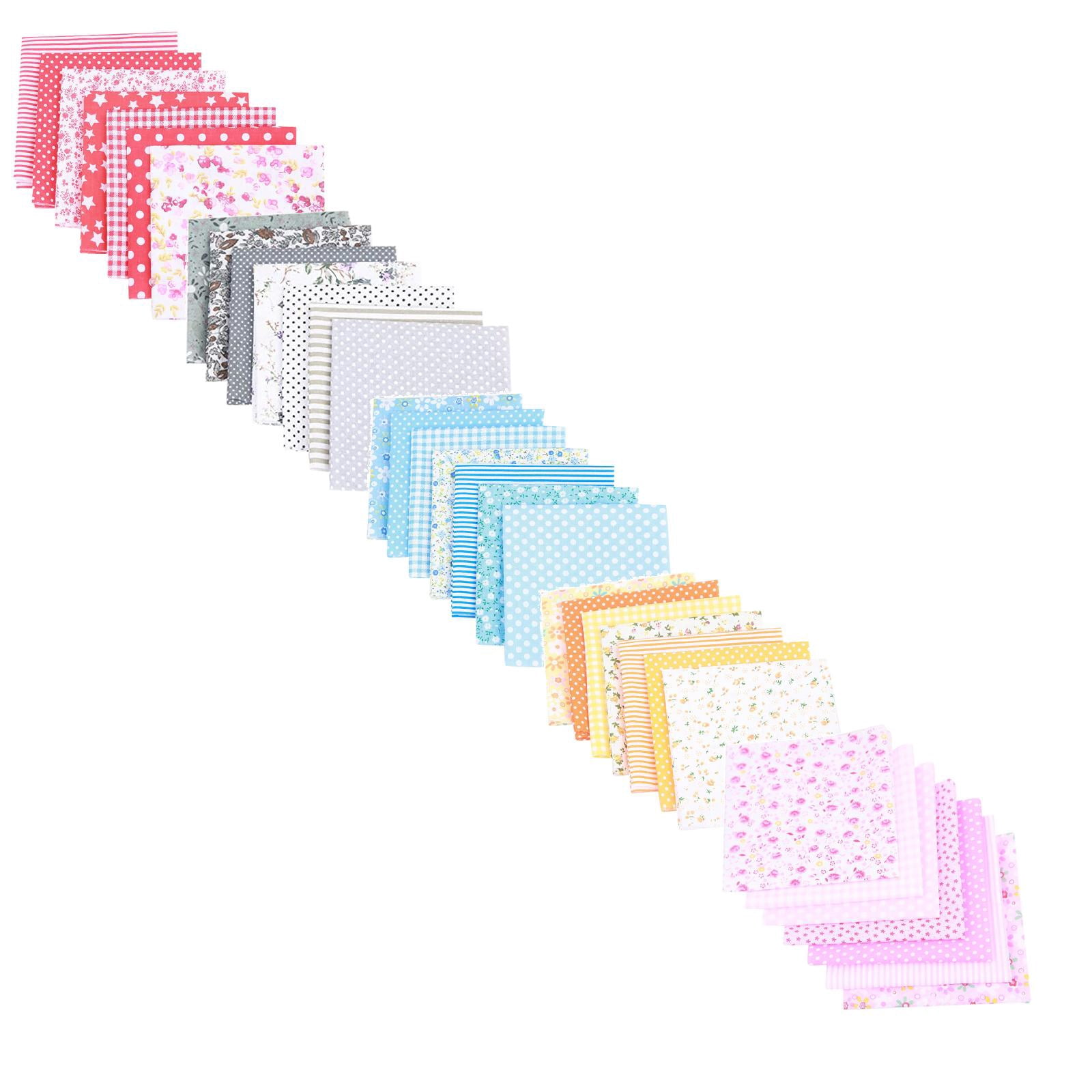 Premium Printed Cotton Fabric Bundle for Quilting and Sewing Projects ...